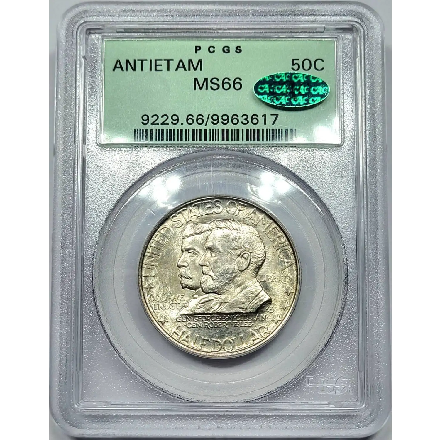 1937 Battle Of Antietam 75th Anniversary Commemorative Half Dollar Pcgs