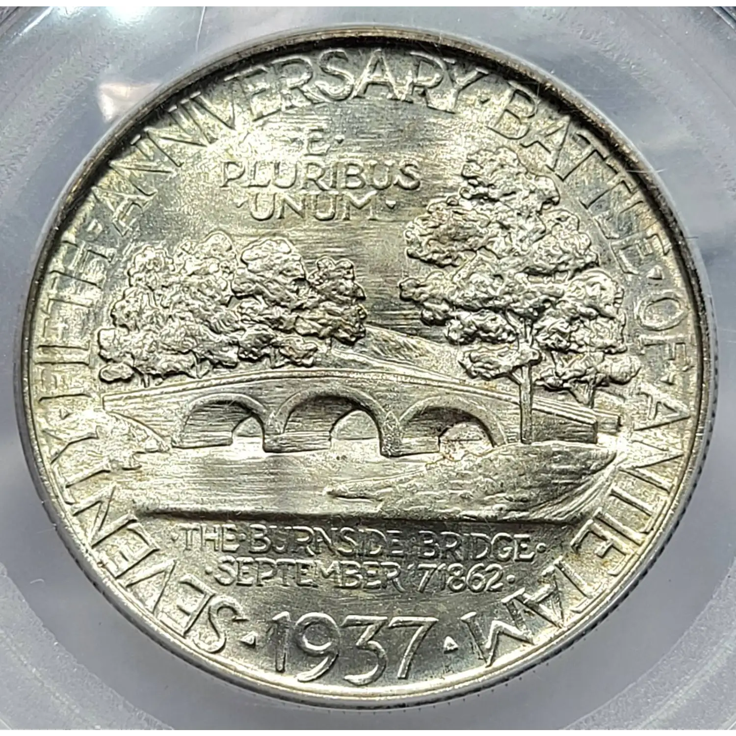 1937 Battle Of Antietam 75th Anniversary Commemorative Half Dollar Pcgs