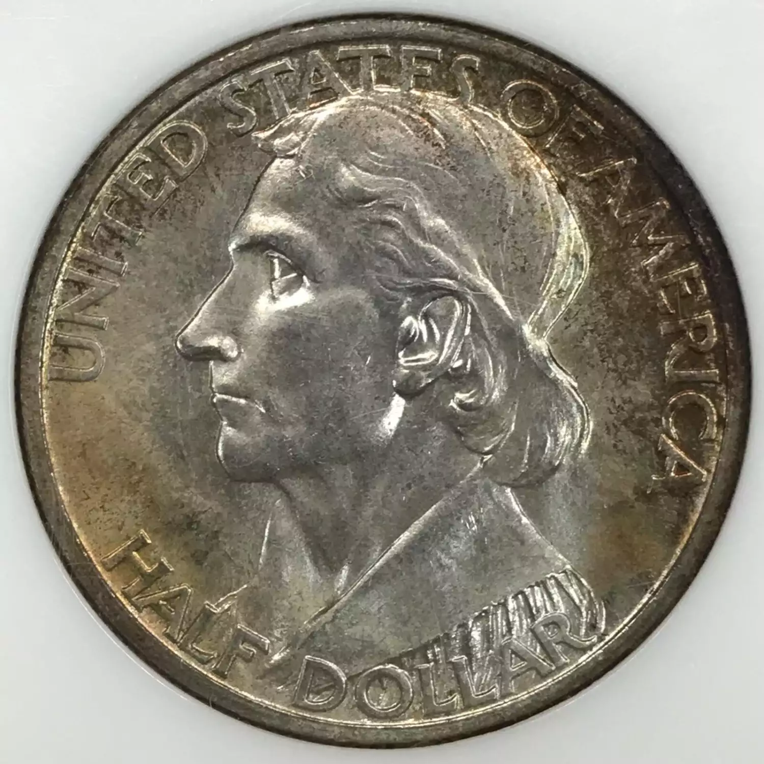 1937 Daniel Boone Bicentennial Commemorative Half Dollar NGC MS-66 ...