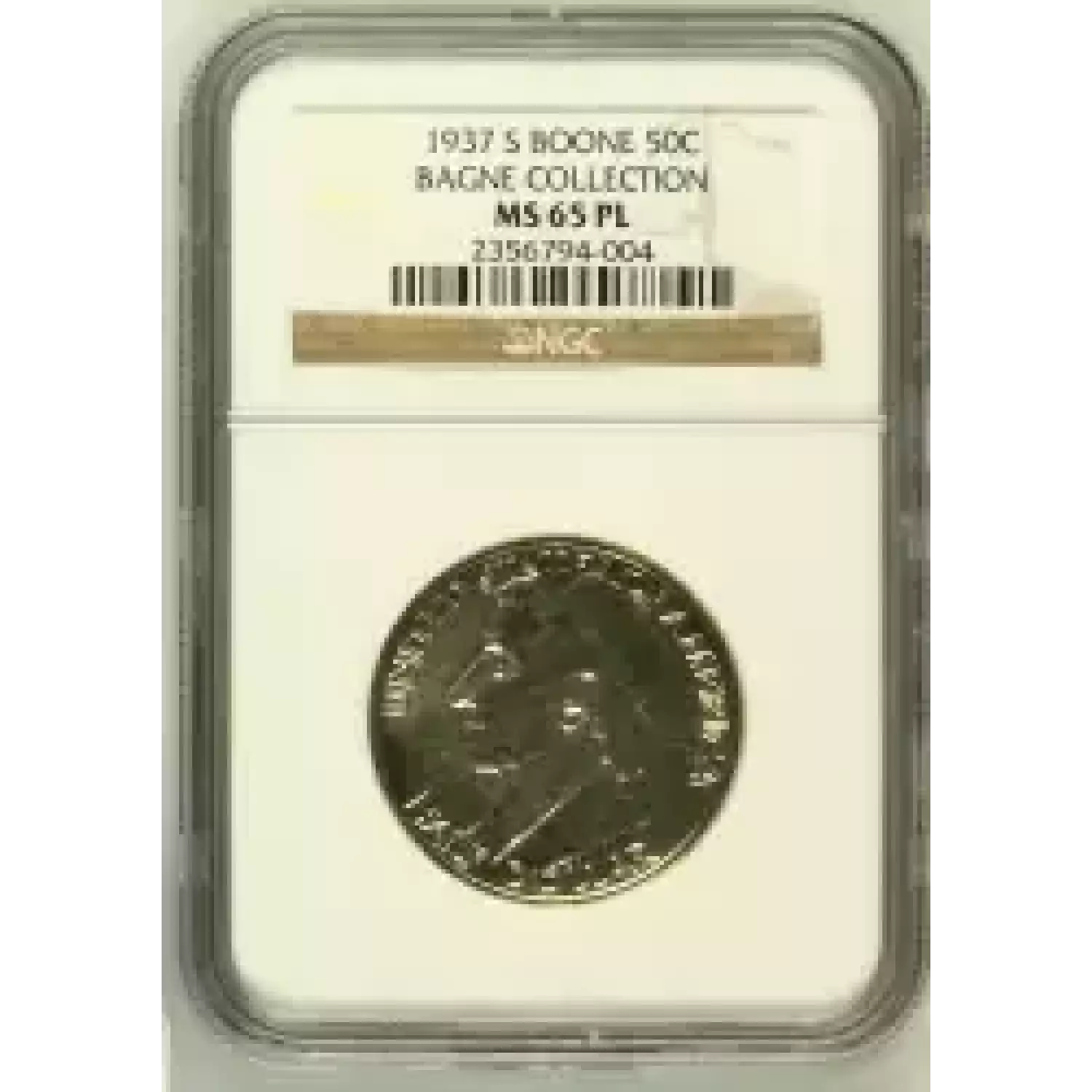 1937-S Daniel Boone Bicentennial Commemorative Half Dollar NGC MS-65 PL BOONE - Old Pueblo Coin