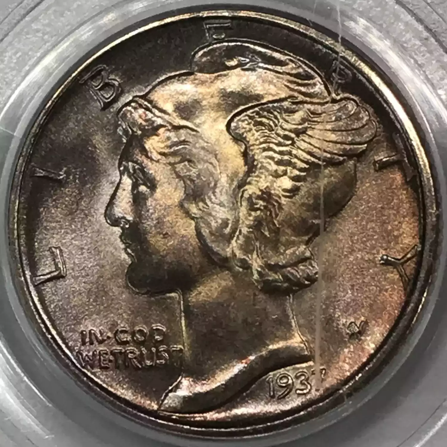 1937-D Mercury Dime PCGS MS-65 FB - Old Pueblo Coin