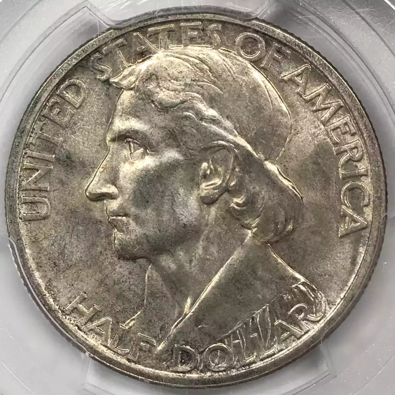 1937-D Daniel Boone Bicentennial Commemorative Half Dollar PCGS MS-66 ...