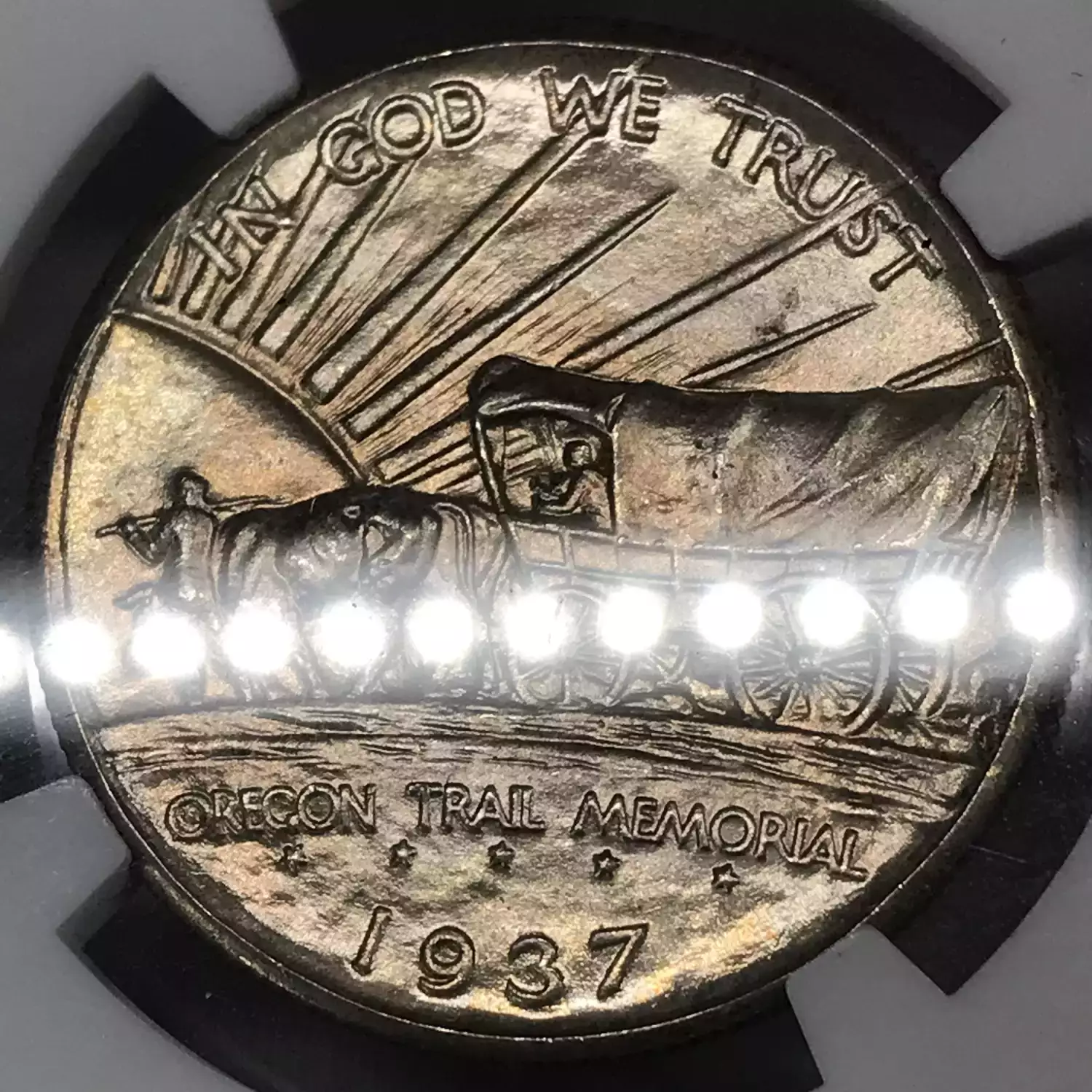 1937-D Oregon Trail Memorial Commemorative Half Dollar NGC MS-67+ OREGON TRAIL - Old Pueblo Coin