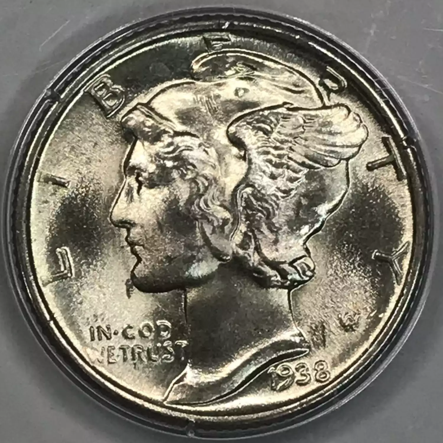 1938 Mercury Dime PCGS MS-63 FB CAC - Old Pueblo Coin