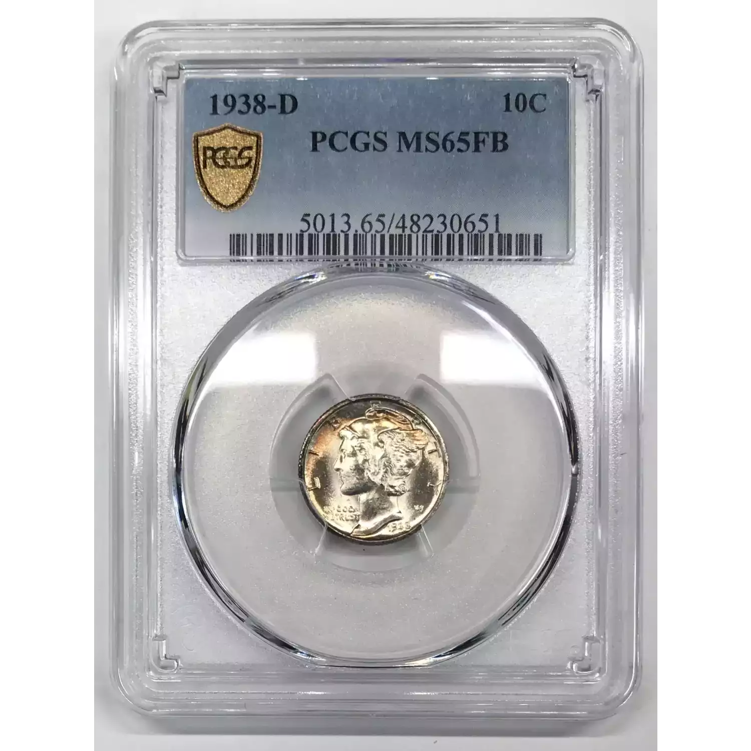 1938-D Mercury Dime PCGS MS-65 FB - Old Pueblo Coin