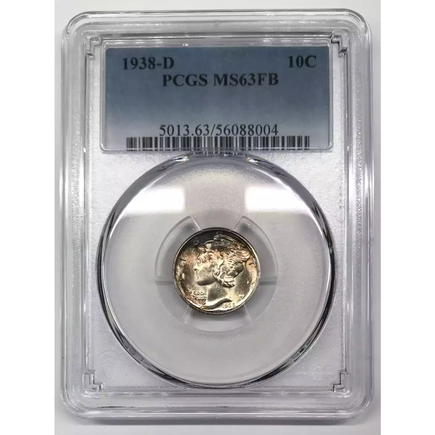1938-D Mercury Dime PCGS MS-63 FB - Old Pueblo Coin
