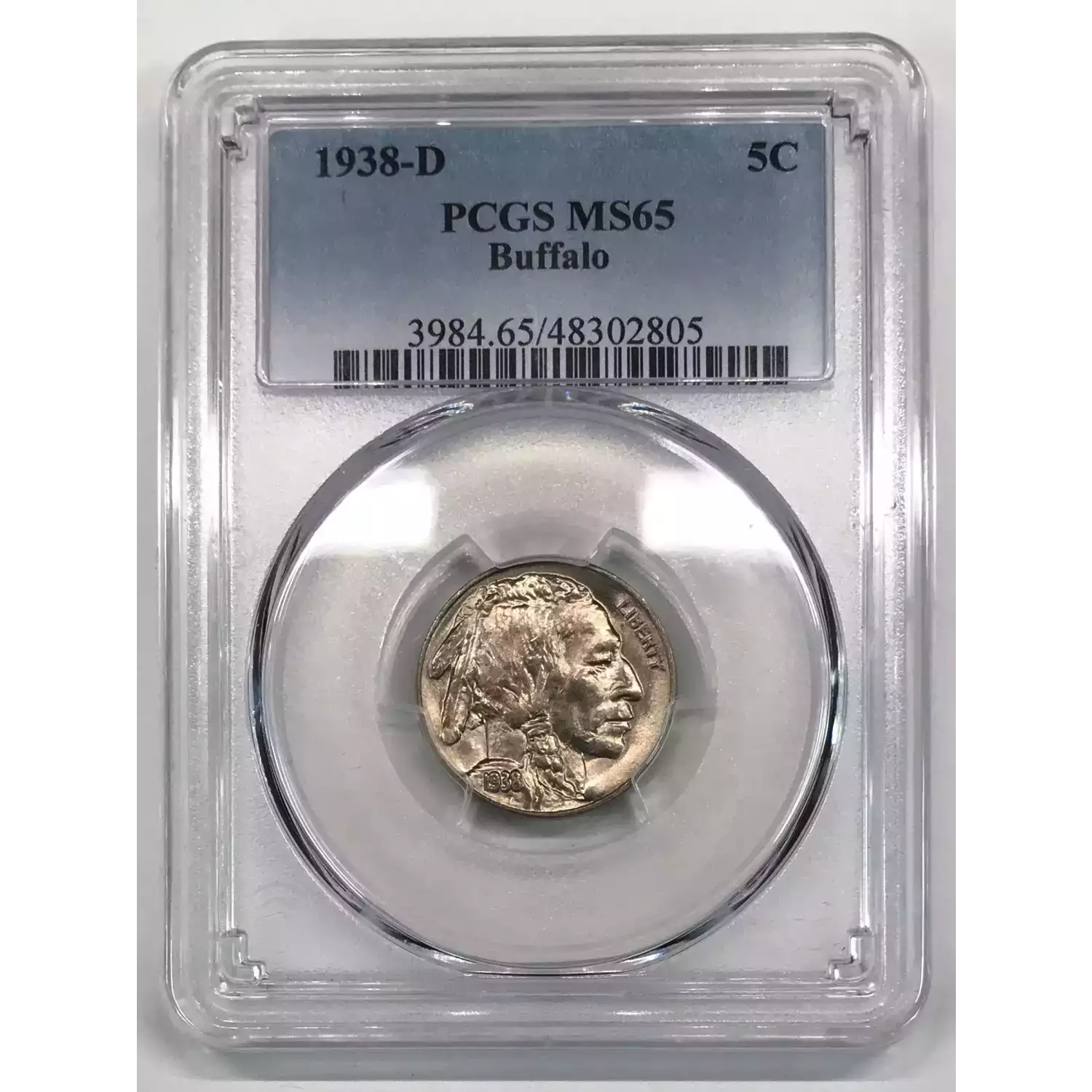 1938-D Buffalo Nickel PCGS MS-65 Buffalo - Old Pueblo Coin