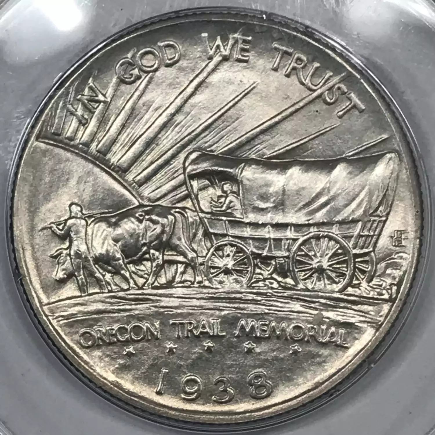 1938-D Oregon Trail Memorial Commemorative Half Dollar PCGS MS-64 Oregon - Old Pueblo Coin