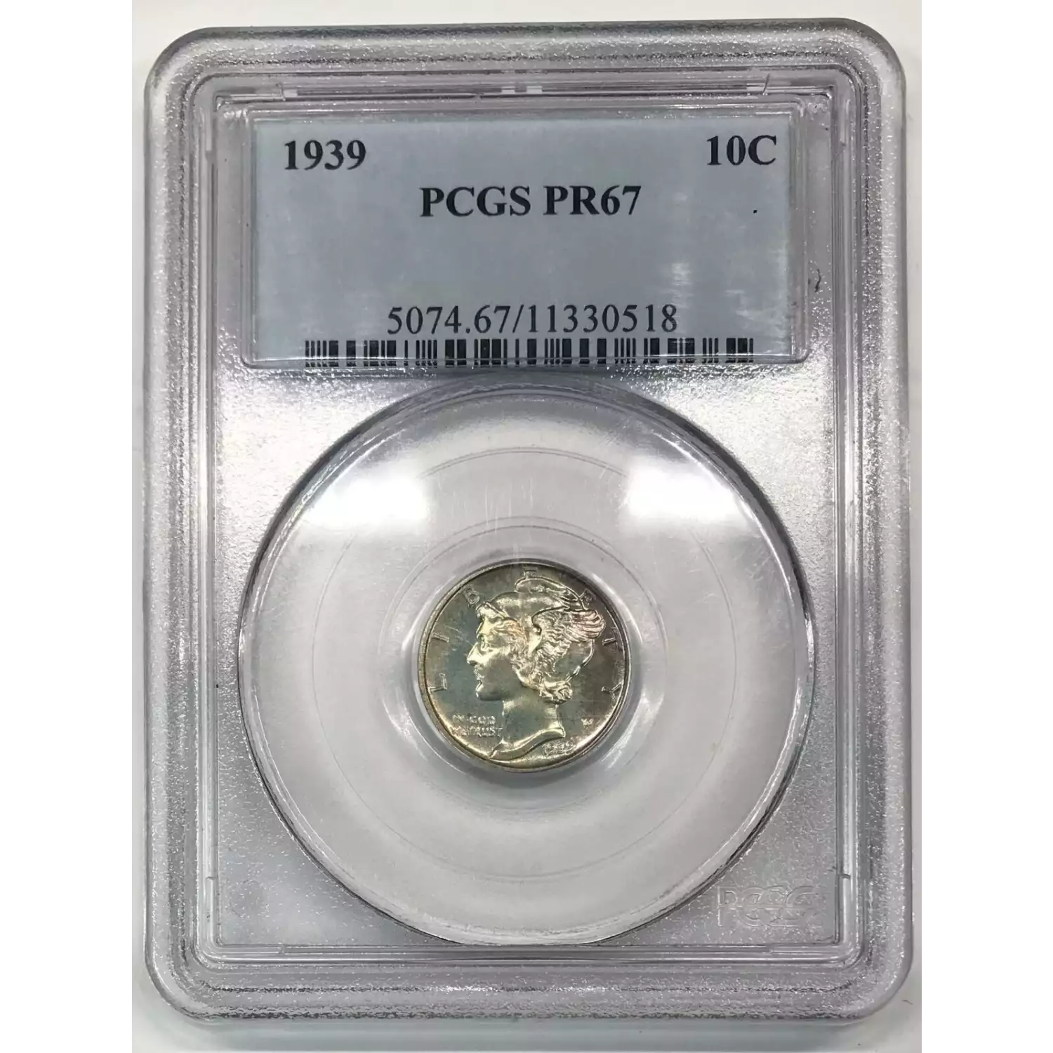1939 Mercury Dime PCGS PR-67 - Old Pueblo Coin