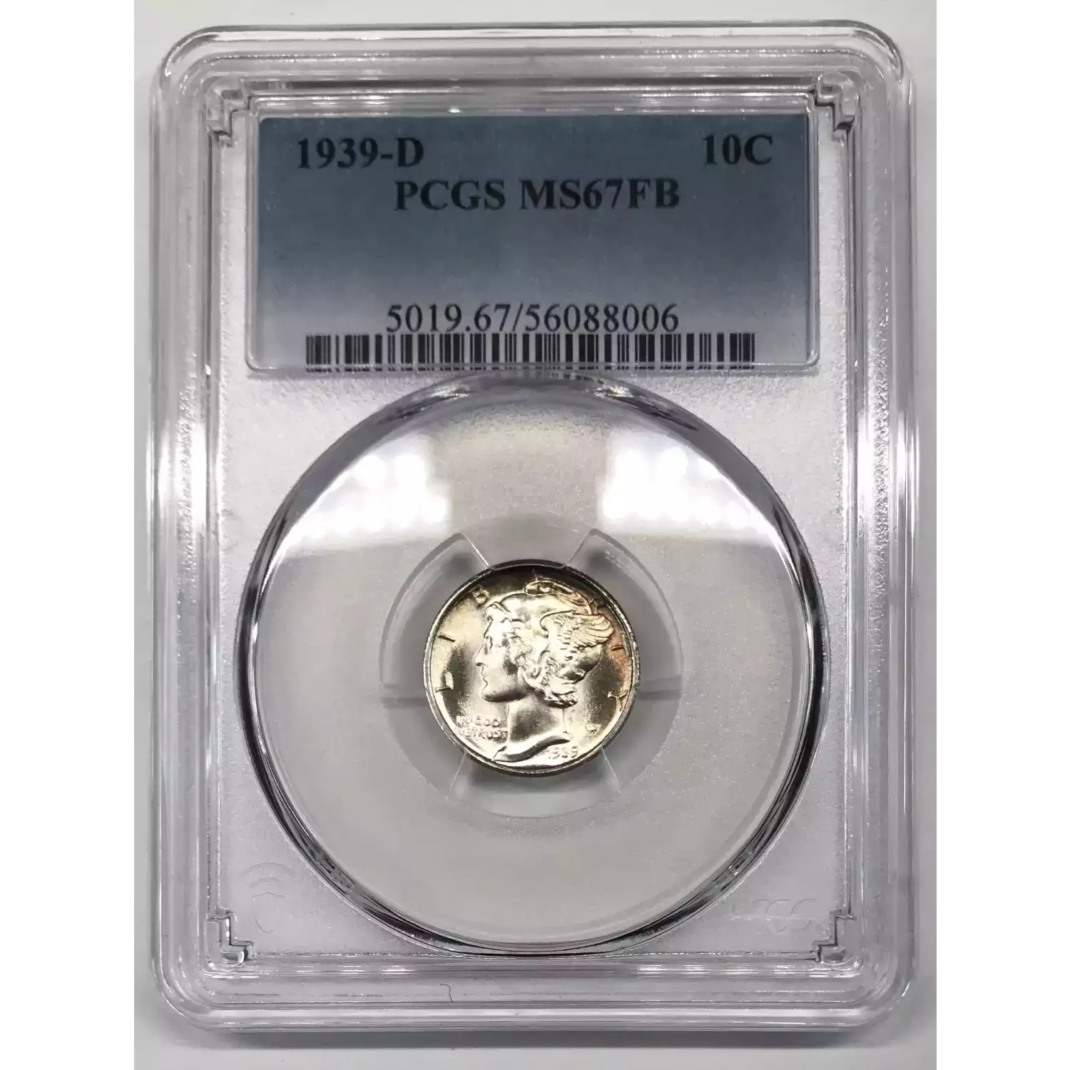1939-D Mercury Dime PCGS MS-67 FB - Old Pueblo Coin