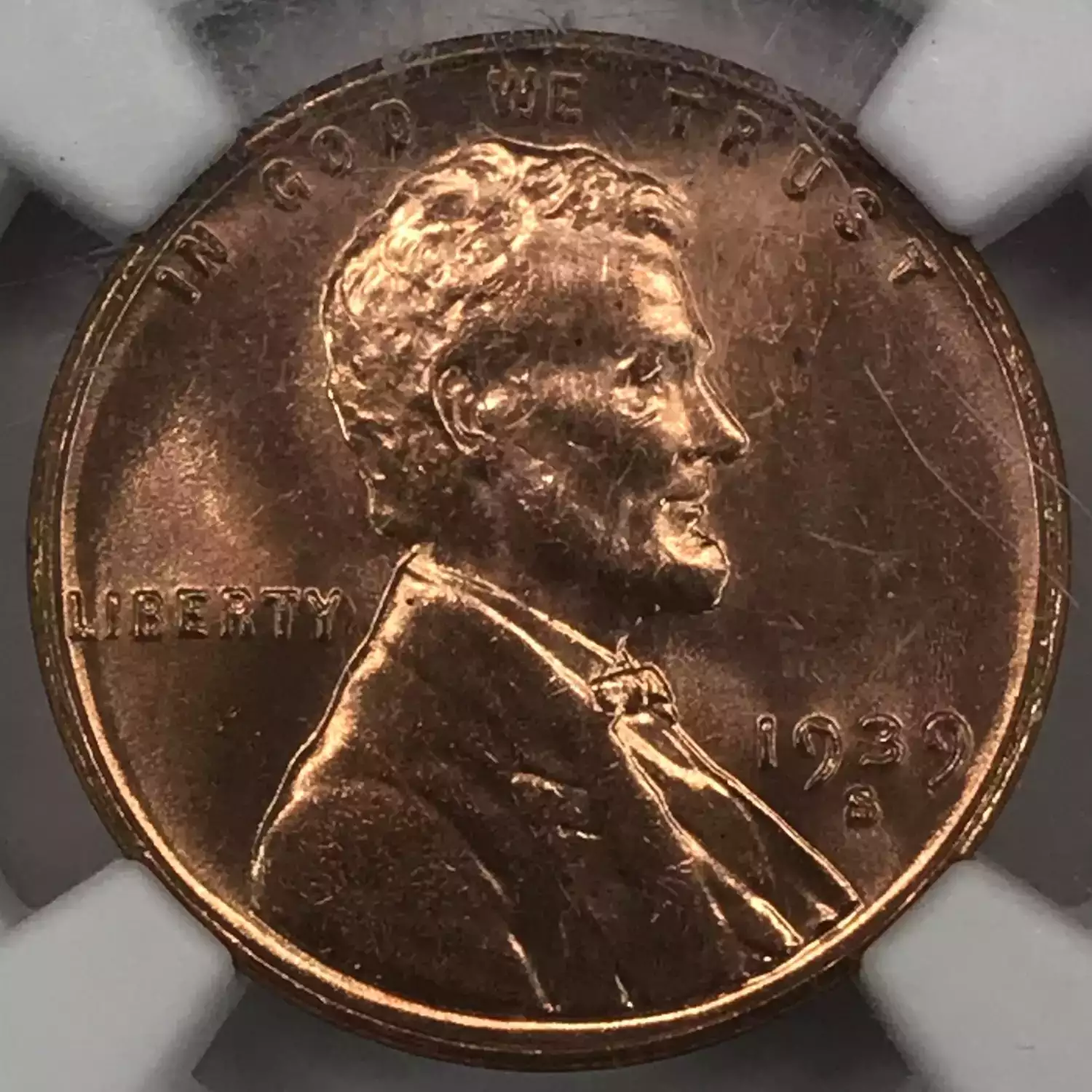 1939-S Lincoln Wheat Cent NGC MS-65 RD - Old Pueblo Coin