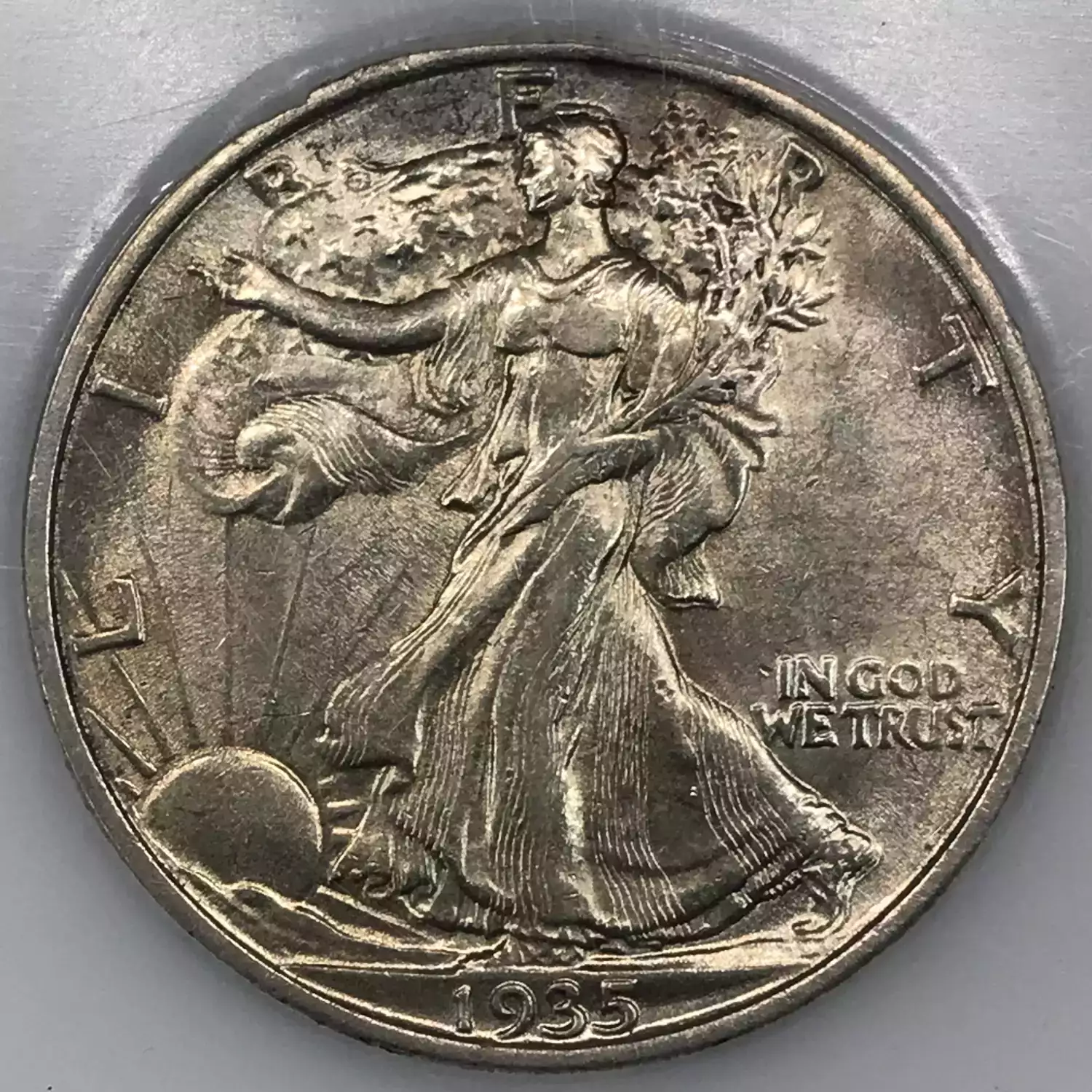 1935 Walking Liberty Half Dollar AU PCI - Old Pueblo Coin