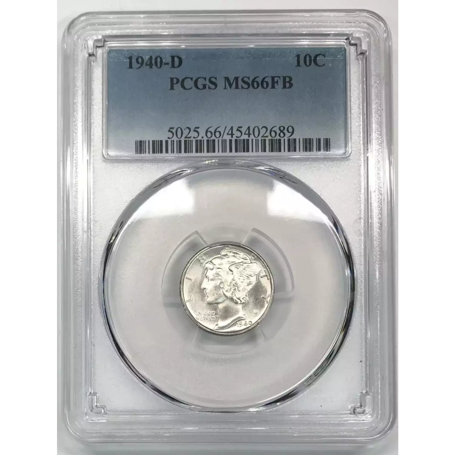 1940-D Mercury Dime PCGS MS-66 FB - Old Pueblo Coin