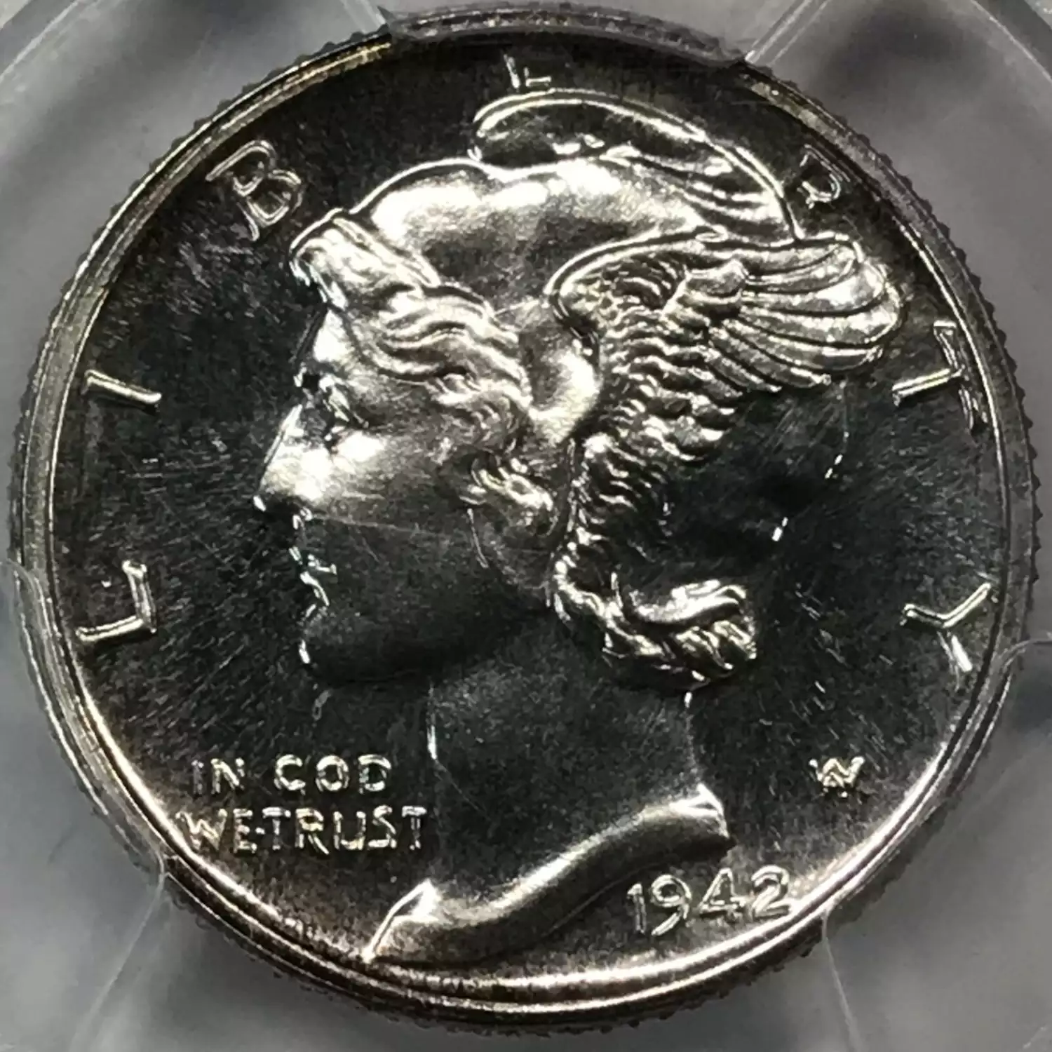 1942 Mercury Dime PCGS Genuine (92 - Cleaning) - Old Pueblo Coin