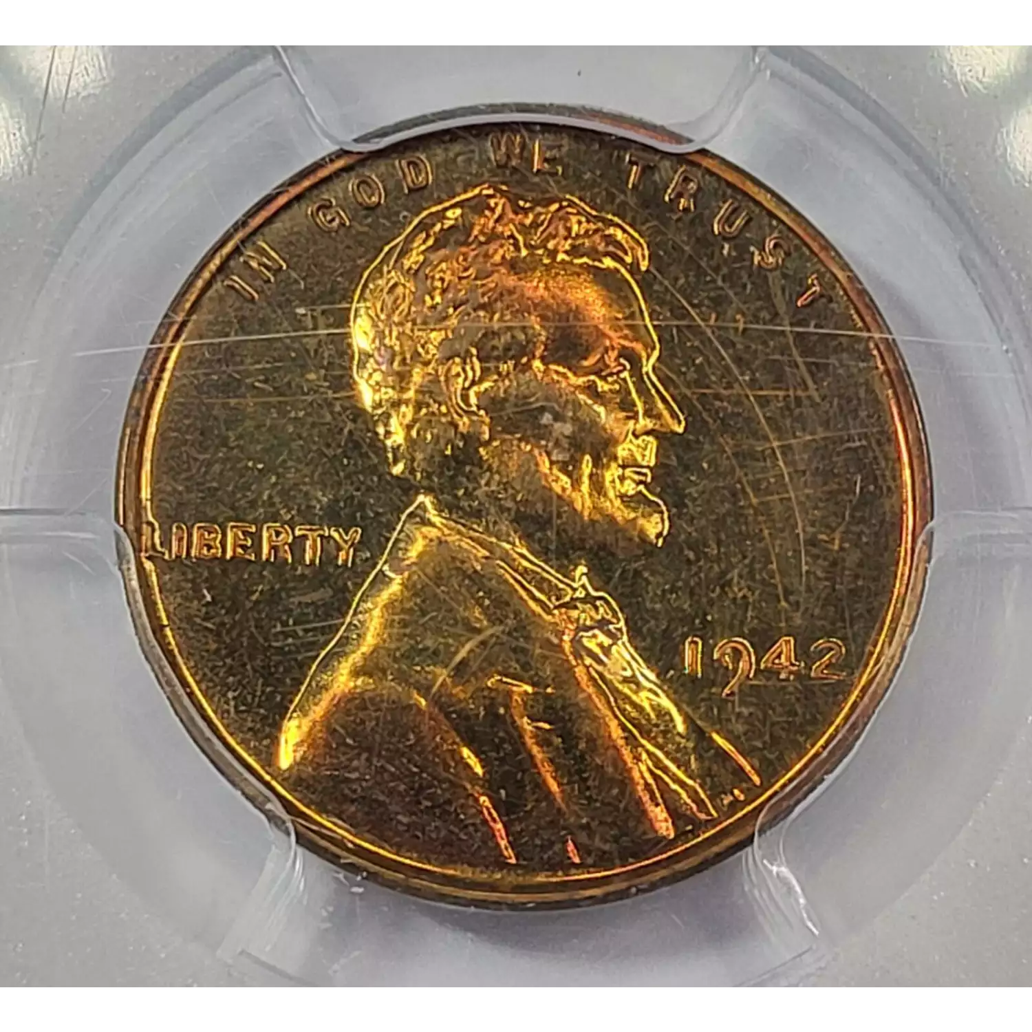 1942 Lincoln Wheat Cent PCGS PR-64 RD - Old Pueblo Coin