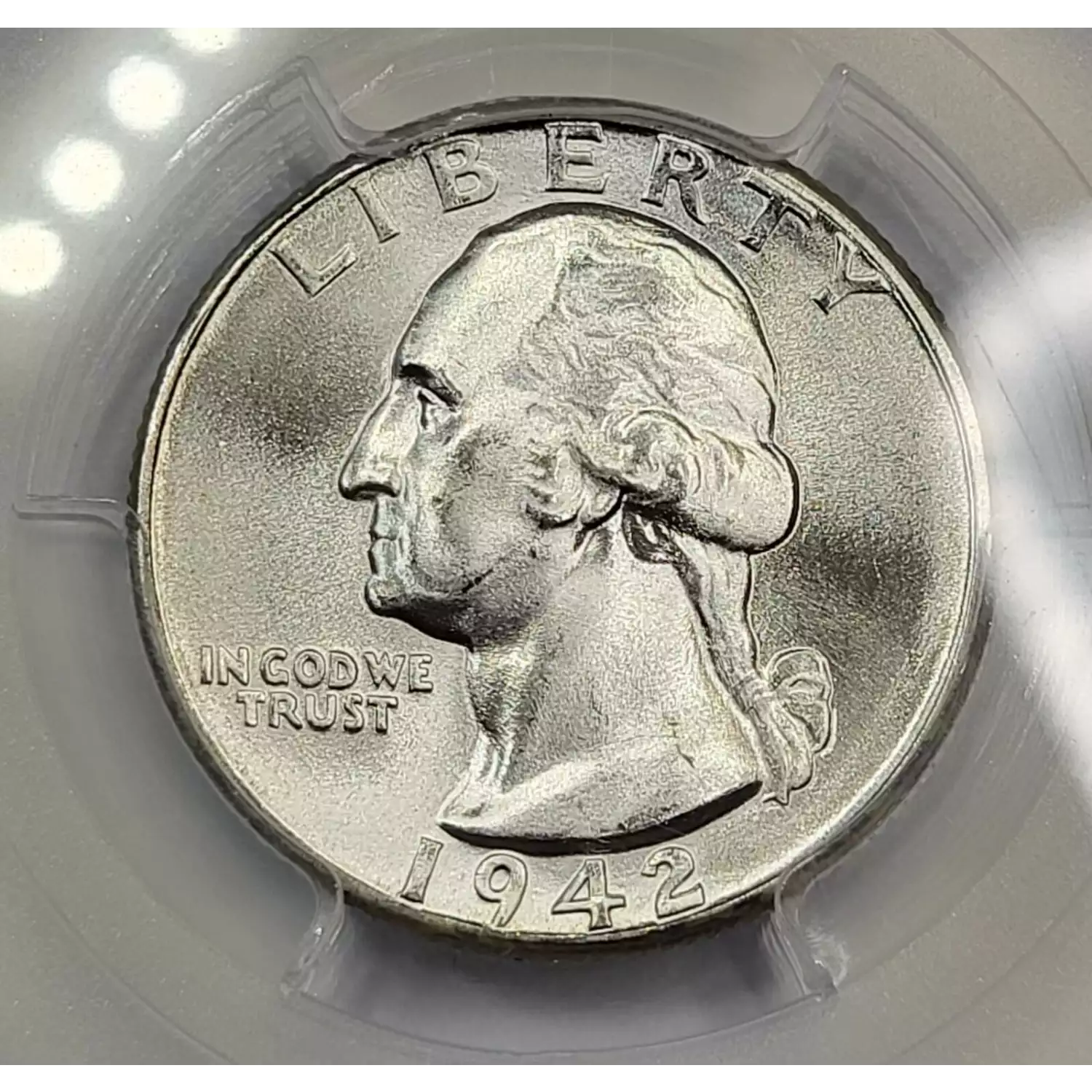 1942 Silver Washington Quarter PCGS MS-66 - Old Pueblo Coin