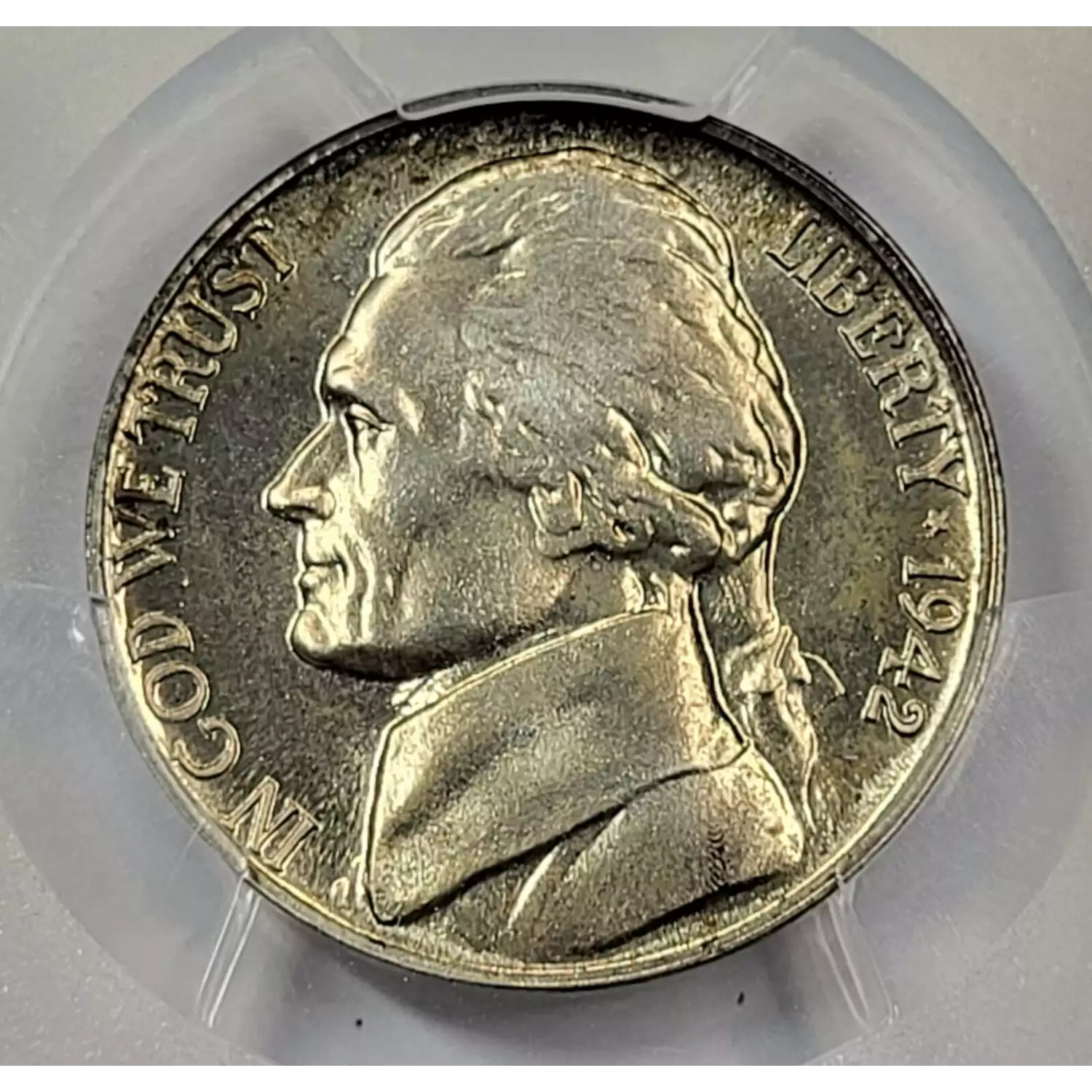1942 Jefferson Nickel PCGS Genuine (95 - Scratches) Type 2 - Old Pueblo ...