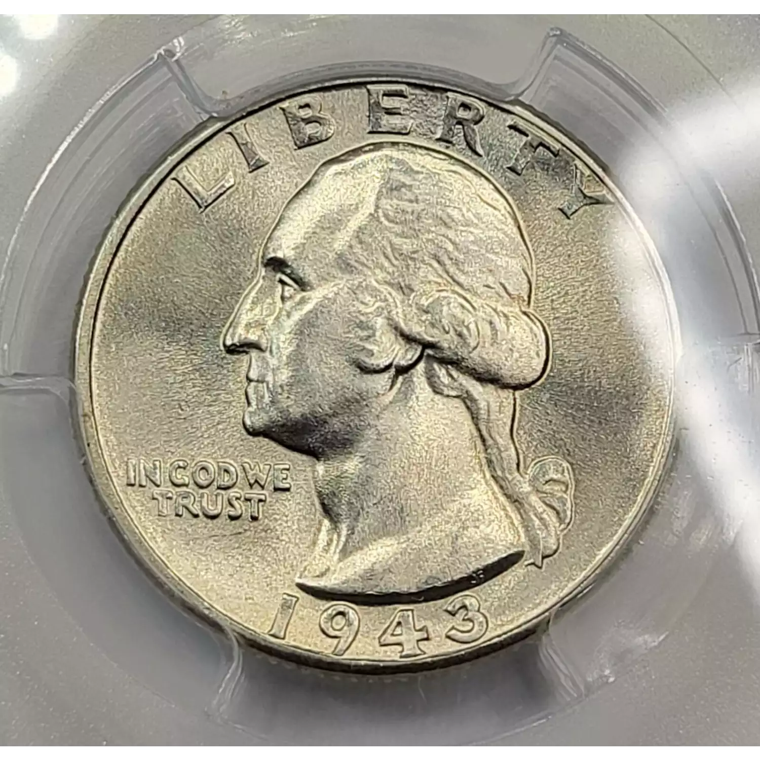 1943 Silver Washington Quarter PCGS MS-66 - Old Pueblo Coin