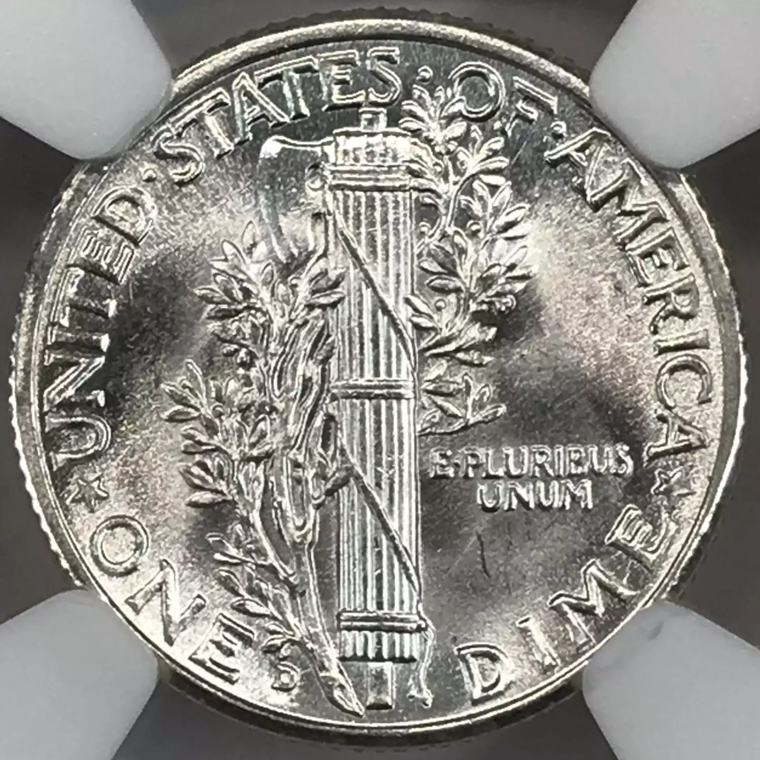 1943-D Mercury Dime NGC MS-65 FB - Old Pueblo Coin