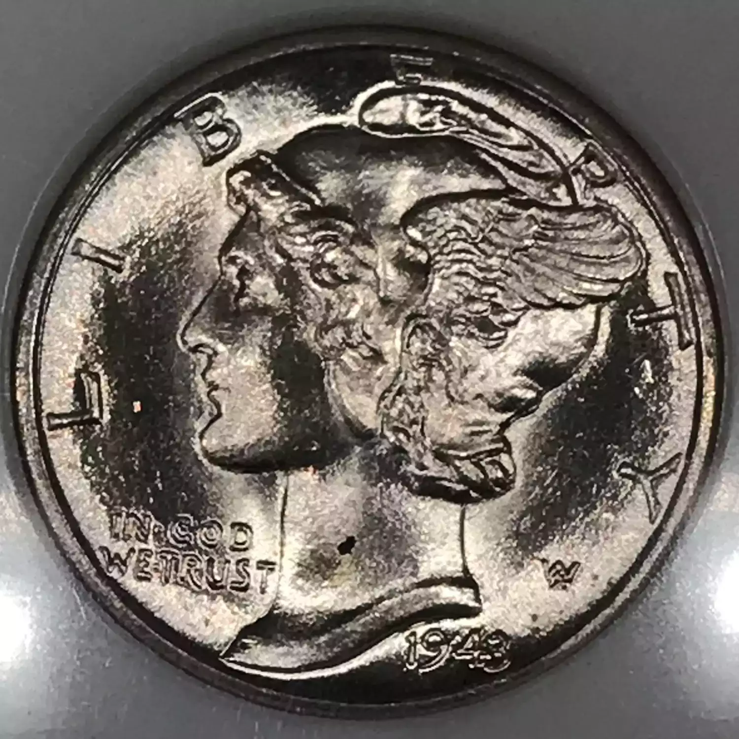 1943-D Mercury Dime NGC MS-67 FB - Old Pueblo Coin