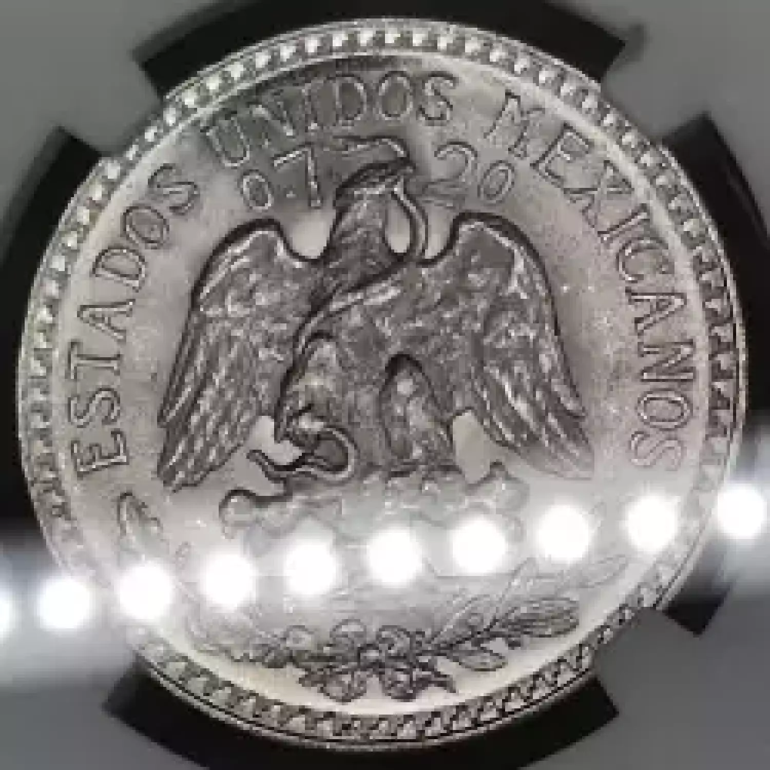 1944-M MEXICO Silver 50 CENTAVOS NGC MS-67 - Old Pueblo Coin