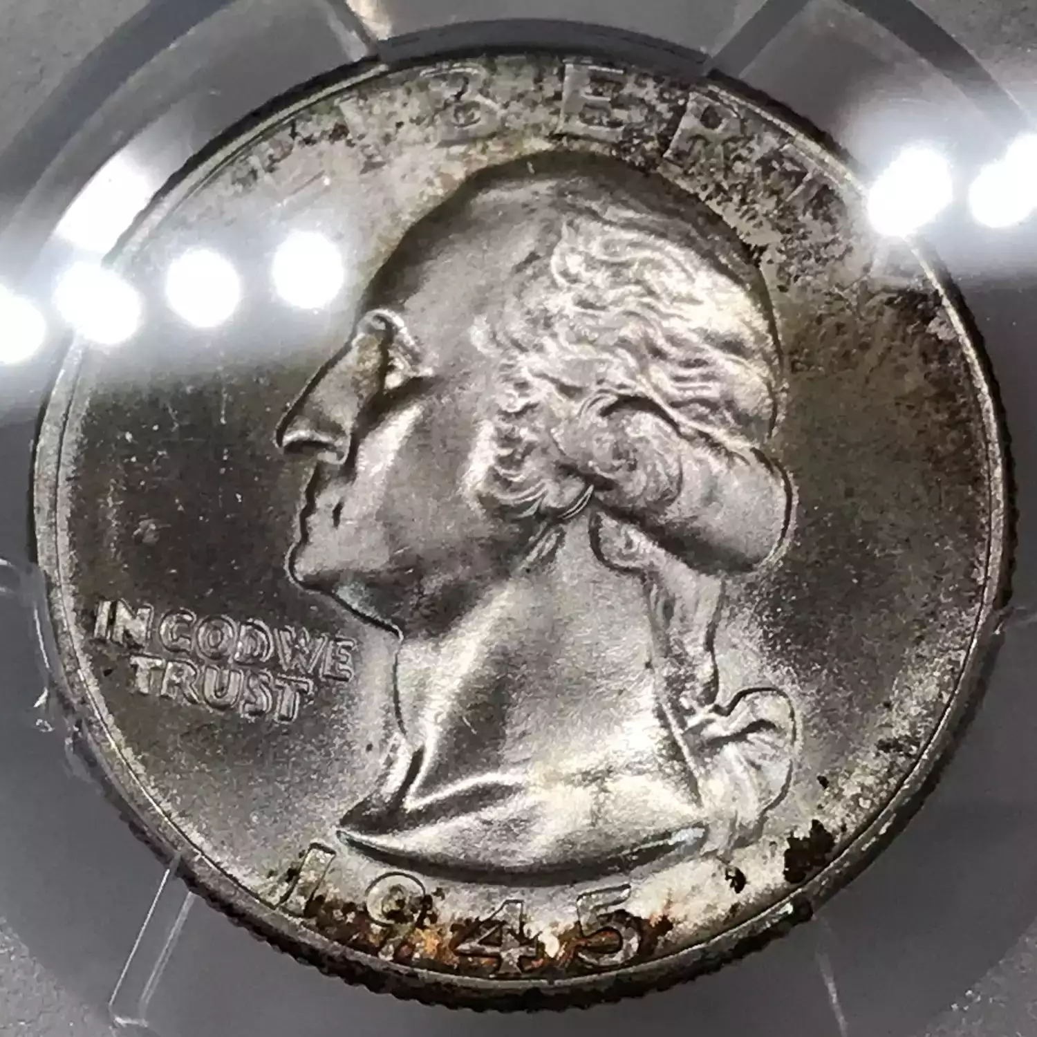 1945 Silver Washington Quarter PCGS MS-66 - Old Pueblo Coin