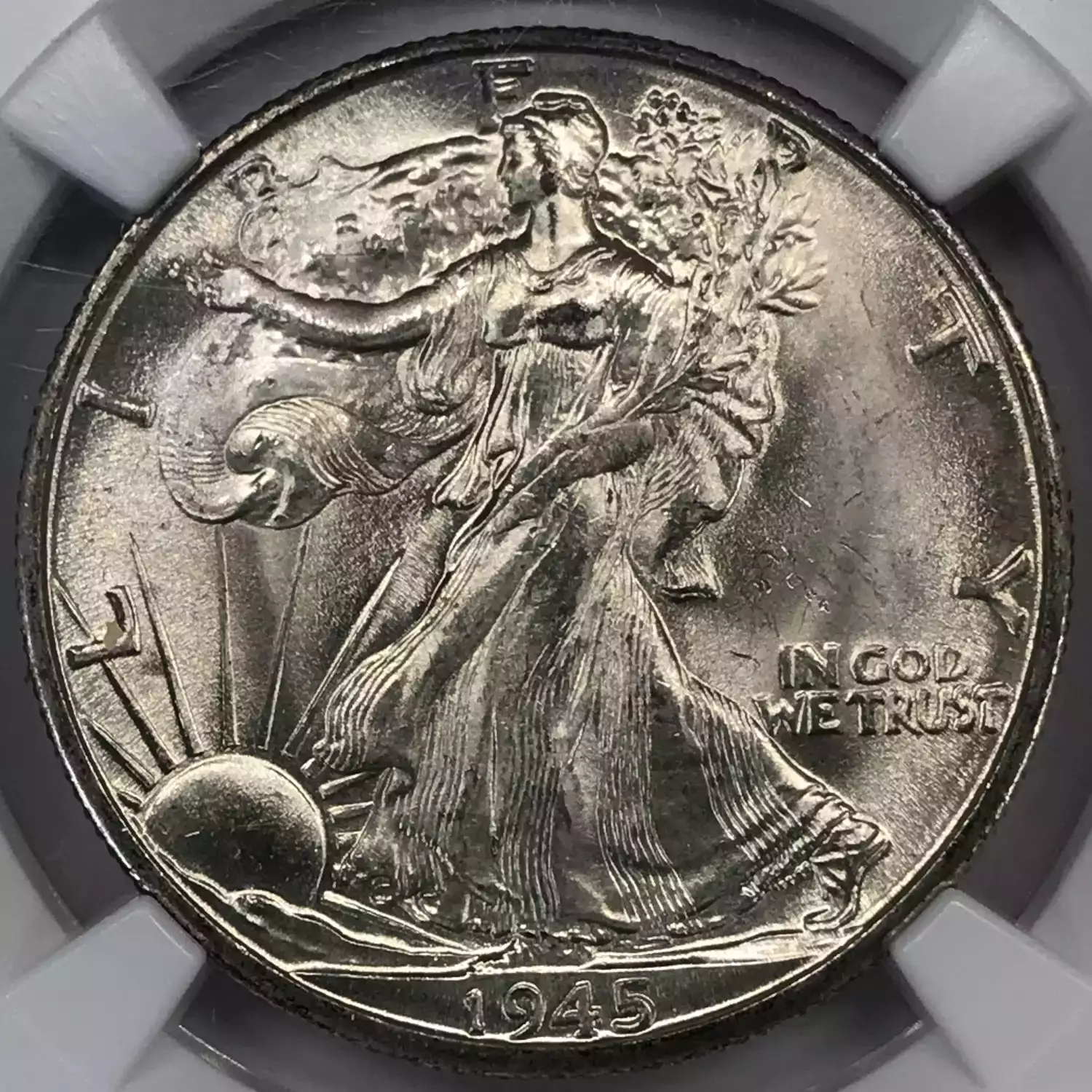 1945-D Walking Liberty Half Dollar NGC MS-65 - Old Pueblo Coin