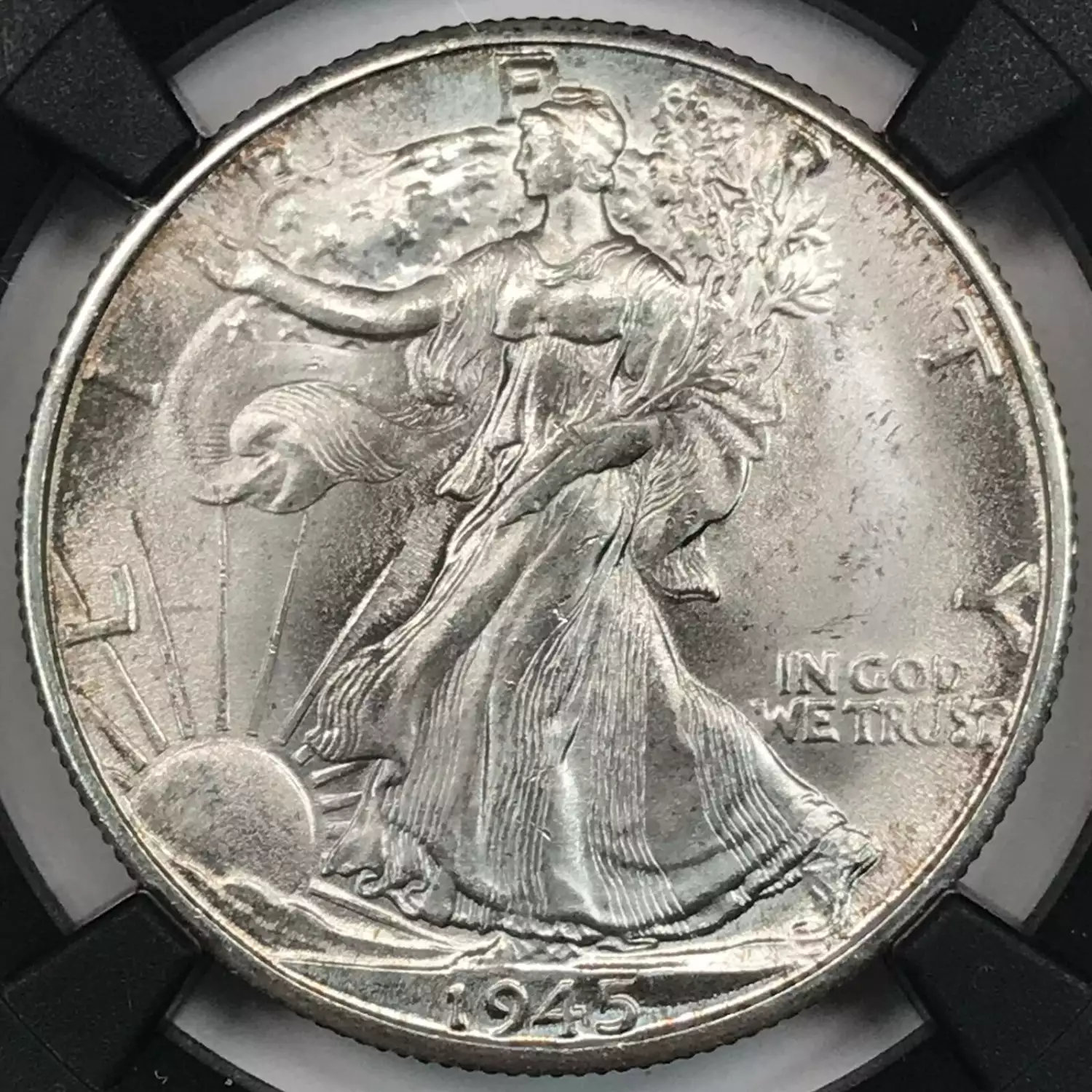 1945-D Walking Liberty Half Dollar NGC MS-65 Original Bag Fragment Series - Old Pueblo Coin