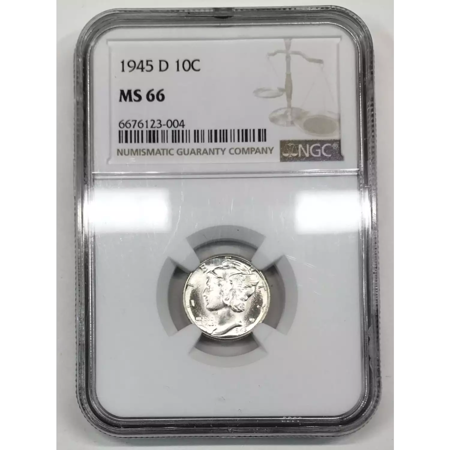 1945-D Mercury Dime NGC MS-66 - Old Pueblo Coin