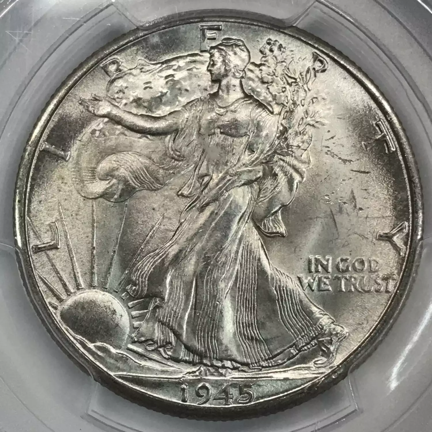 1945-D Walking Liberty Half Dollar PCGS MS-64 - Old Pueblo Coin