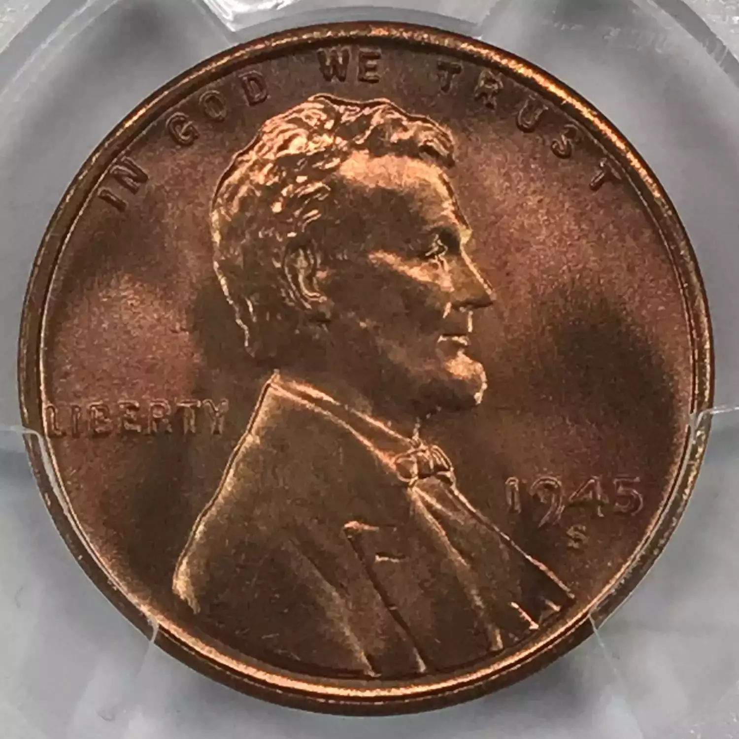 1945-S Lincoln Wheat Cent PCGS MS-66 RD - Old Pueblo Coin