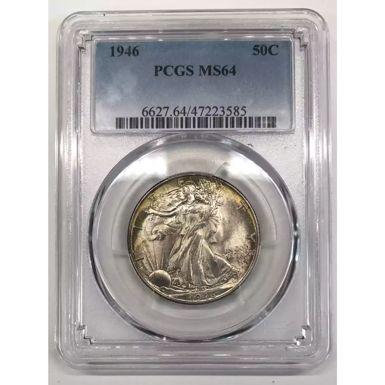 1946 Walking Liberty Half Dollar PCGS MS-64 - Old Pueblo Coin