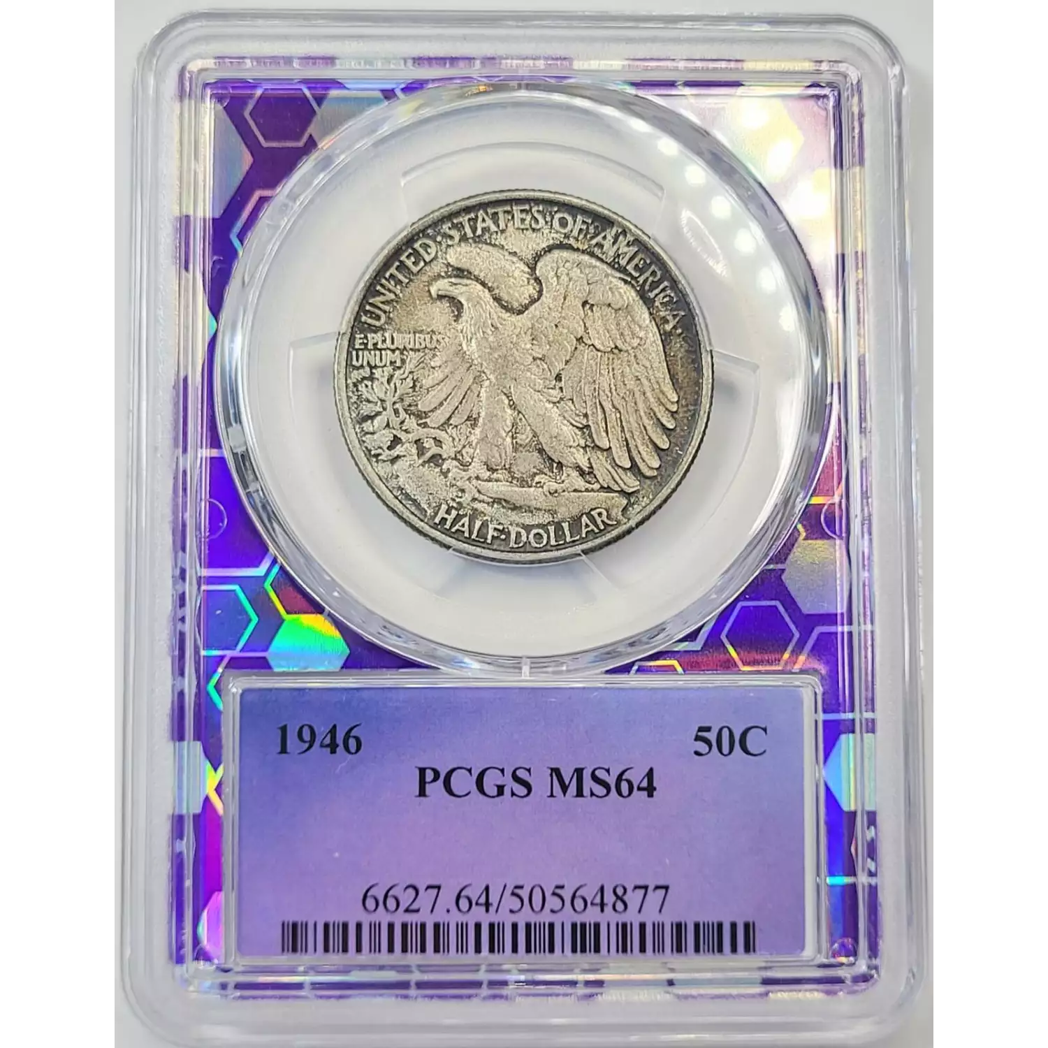 1946 Walking Liberty Half Dollar PCGS MS-64 - Old Pueblo Coin