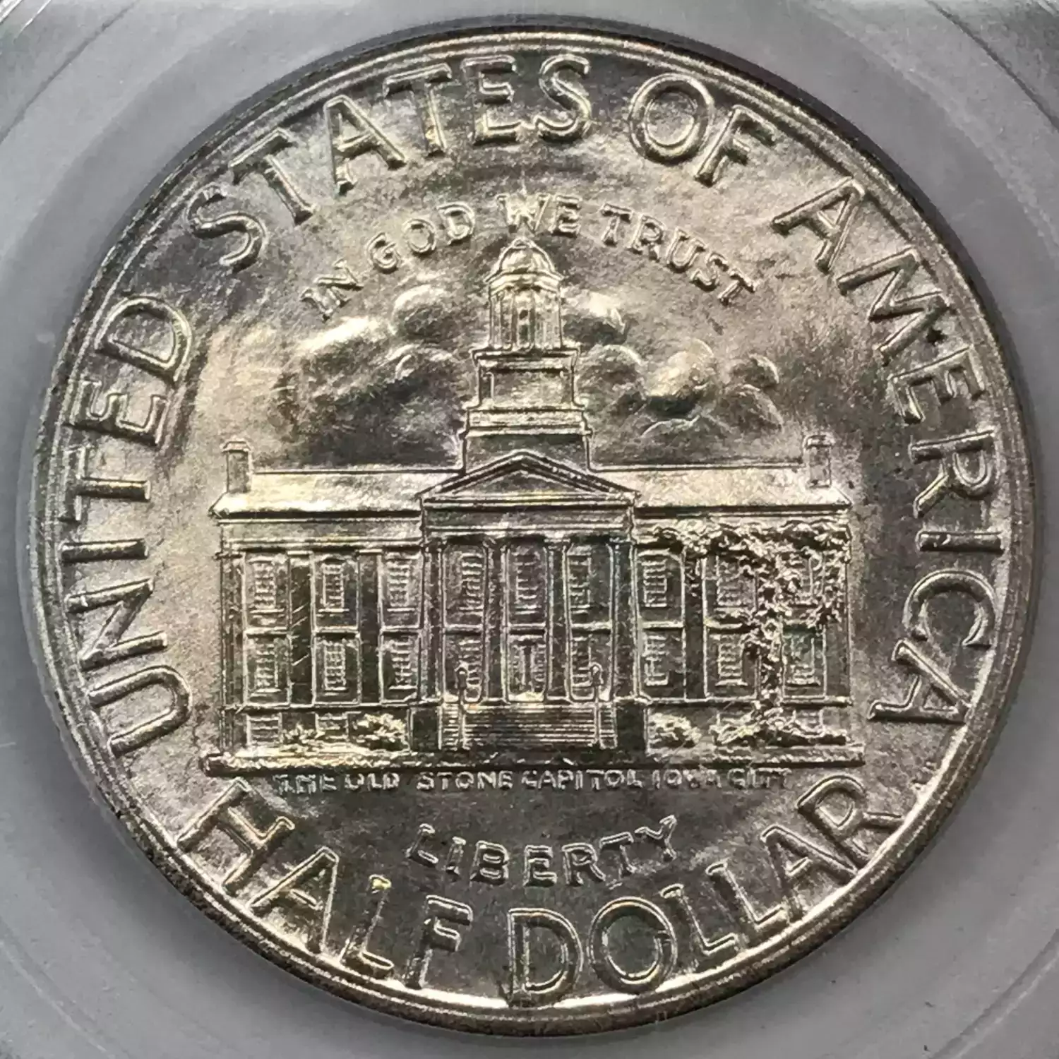 1946 Iowa Centennial Commemorative Half Dollar PCGS MS-64 Iowa - Old ...