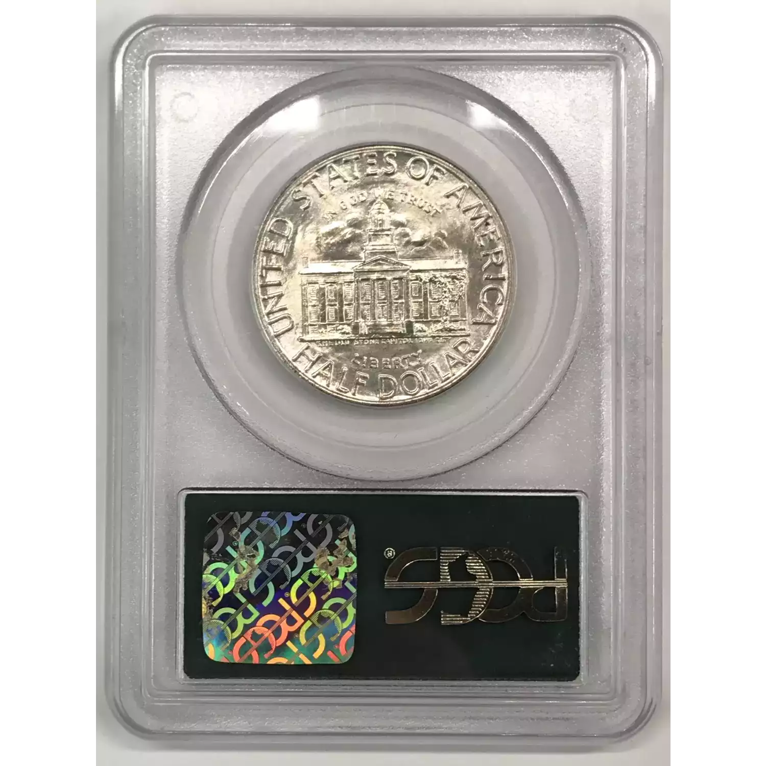 1946 Iowa Centennial Commemorative Half Dollar PCGS MS-64 Iowa - Old ...