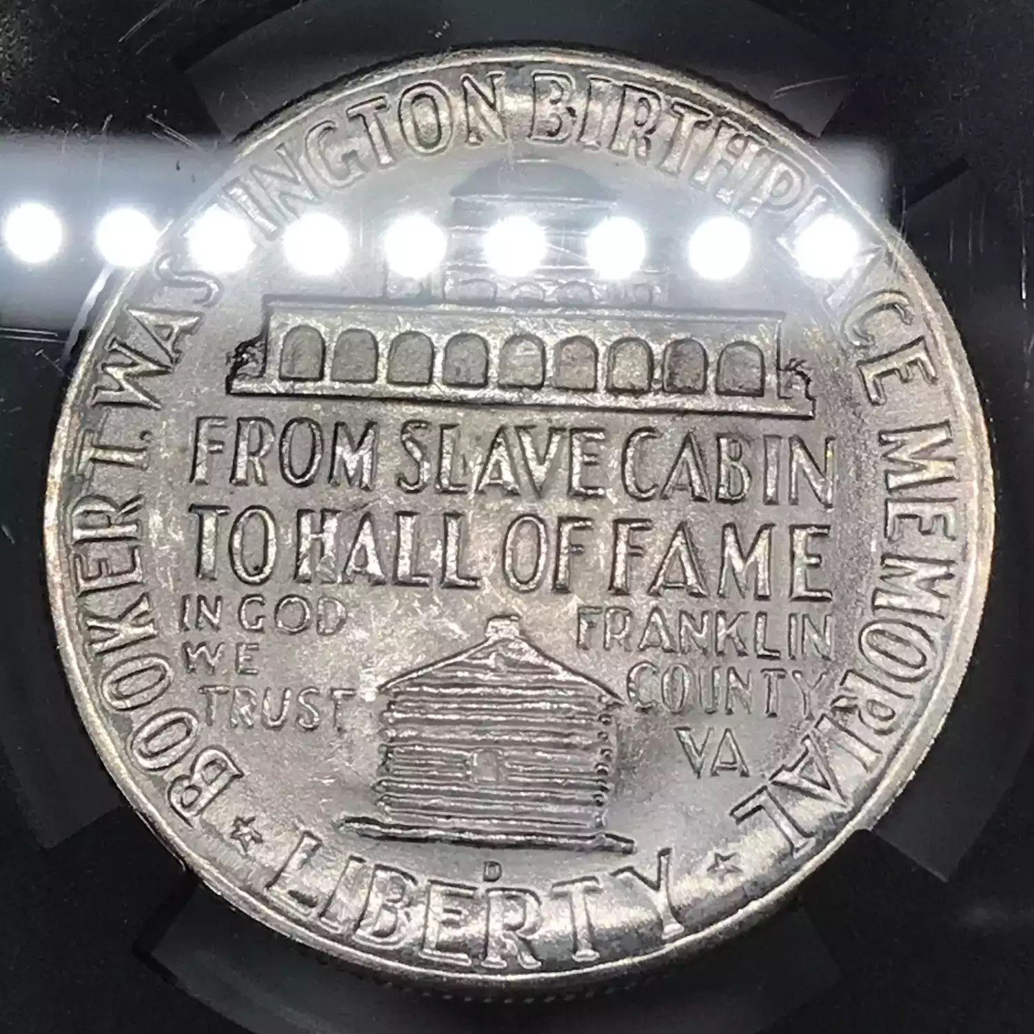 1946-D Booker T Washington (BTW) Memorial Commemorative Half Dollar NGC MS-65 Original Bag ...