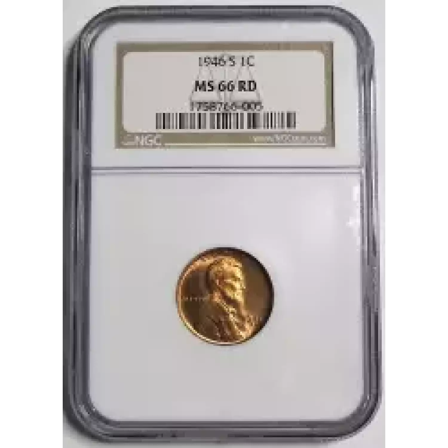 1946-S Lincoln Wheat Cent NGC MS-66 RD - Old Pueblo Coin