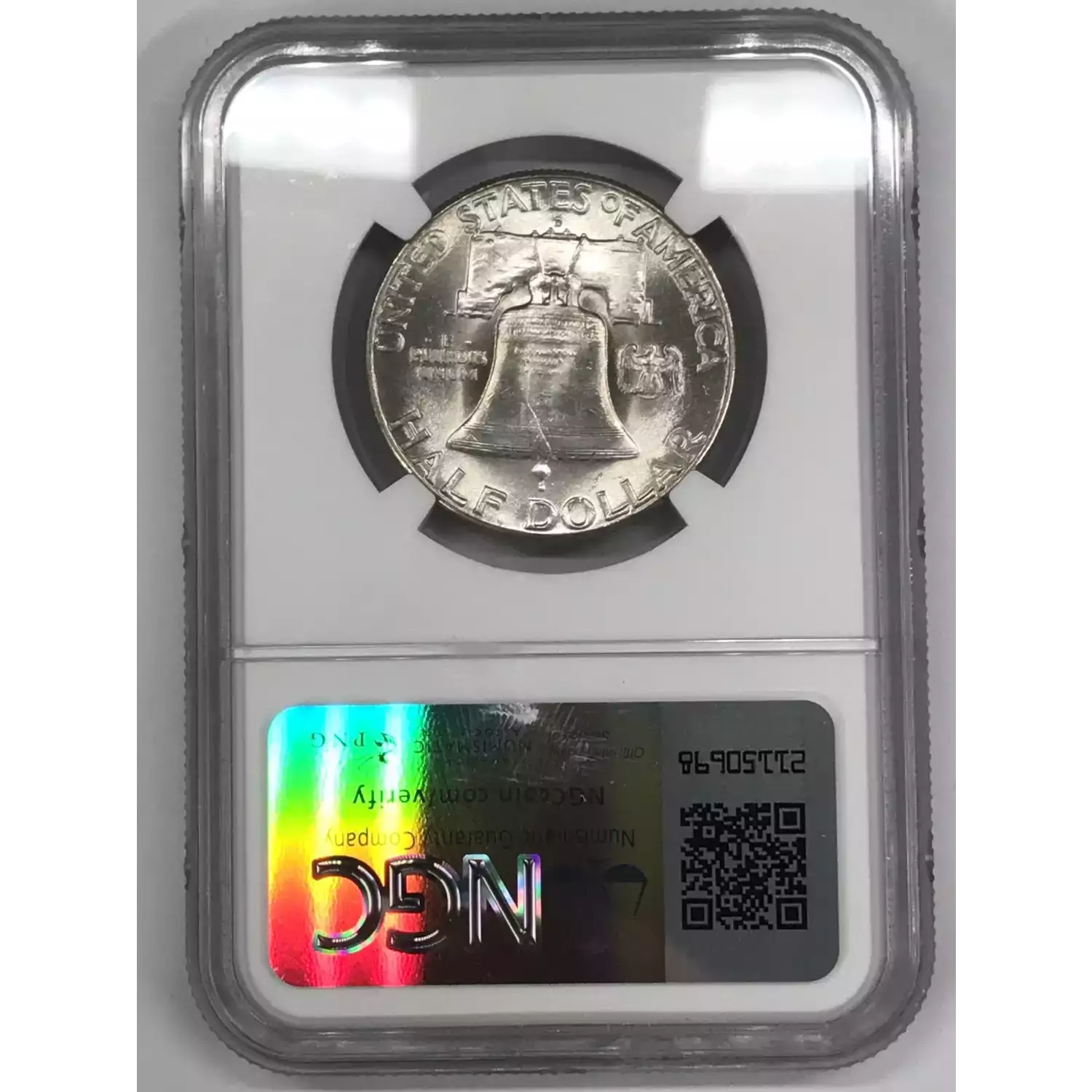 1948-D Franklin Half Dollar NGC MS-65 FBL - Old Pueblo Coin