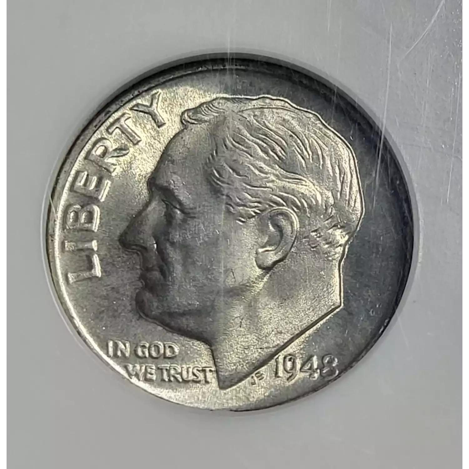 1948-D Roosevelt Dime NGC MS-66 FT - Old Pueblo Coin