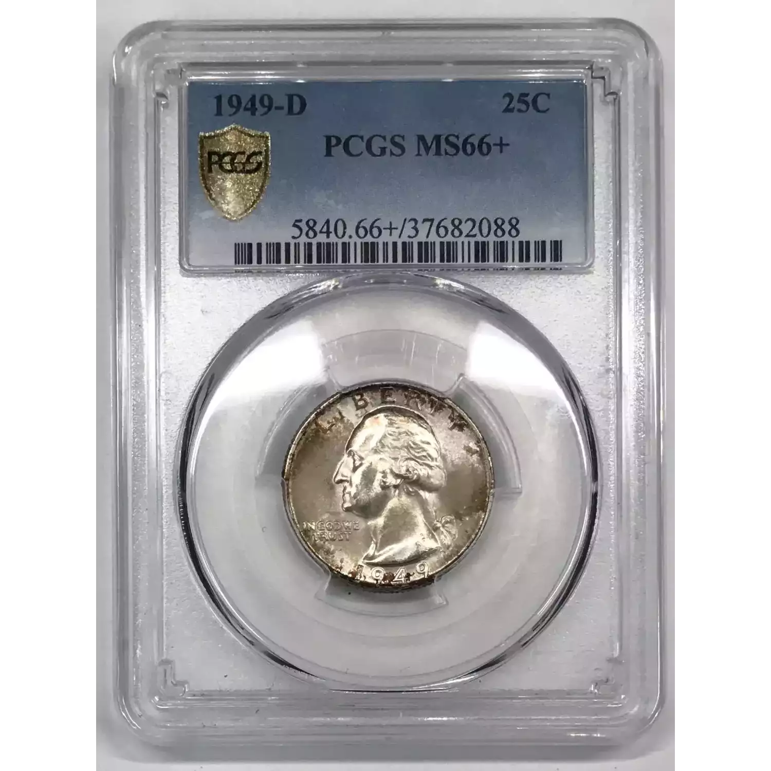 1949-D Silver Washington Quarter PCGS MS-66+ - Old Pueblo Coin