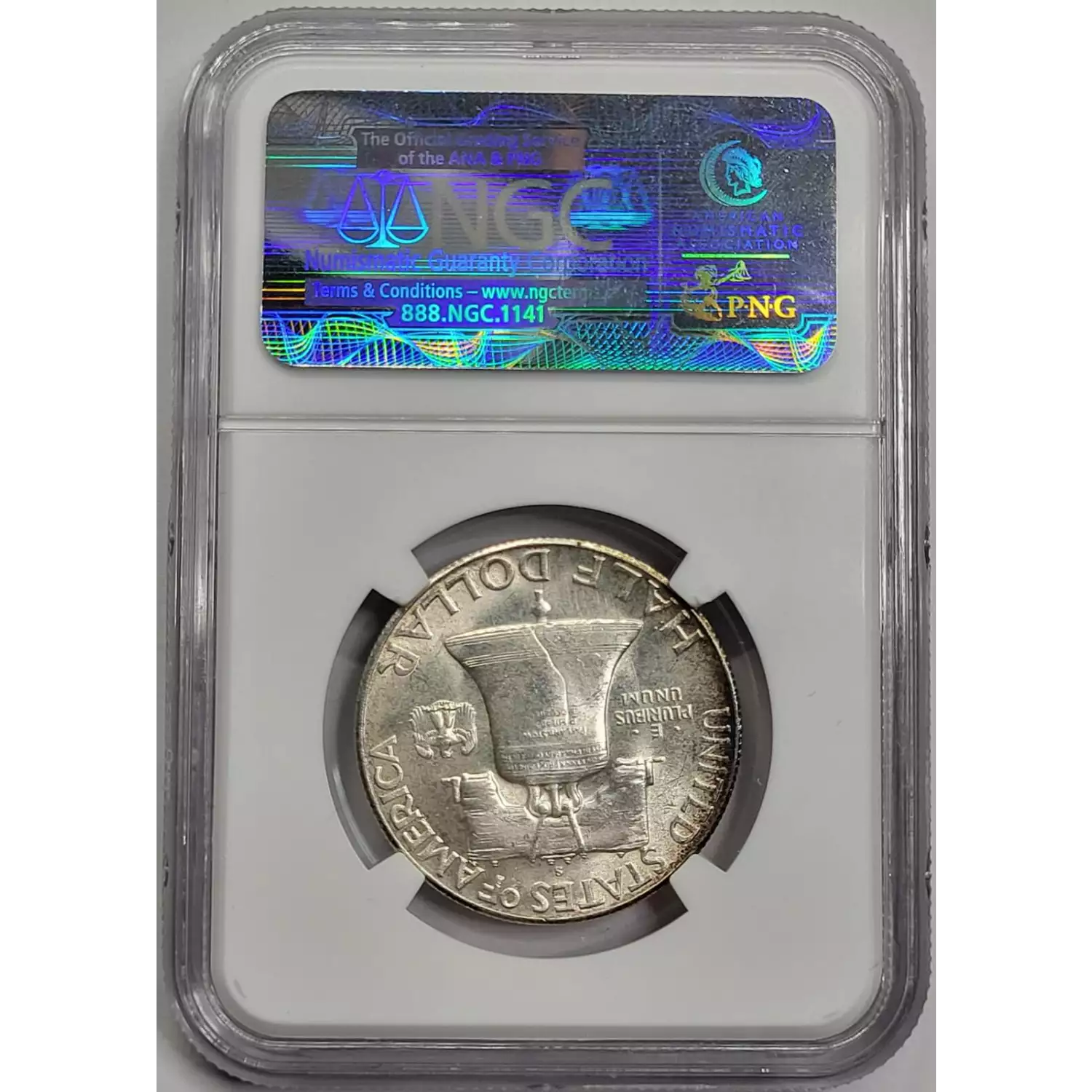 1949-S Franklin Half Dollar NGC MS-64 FBL - Old Pueblo Coin