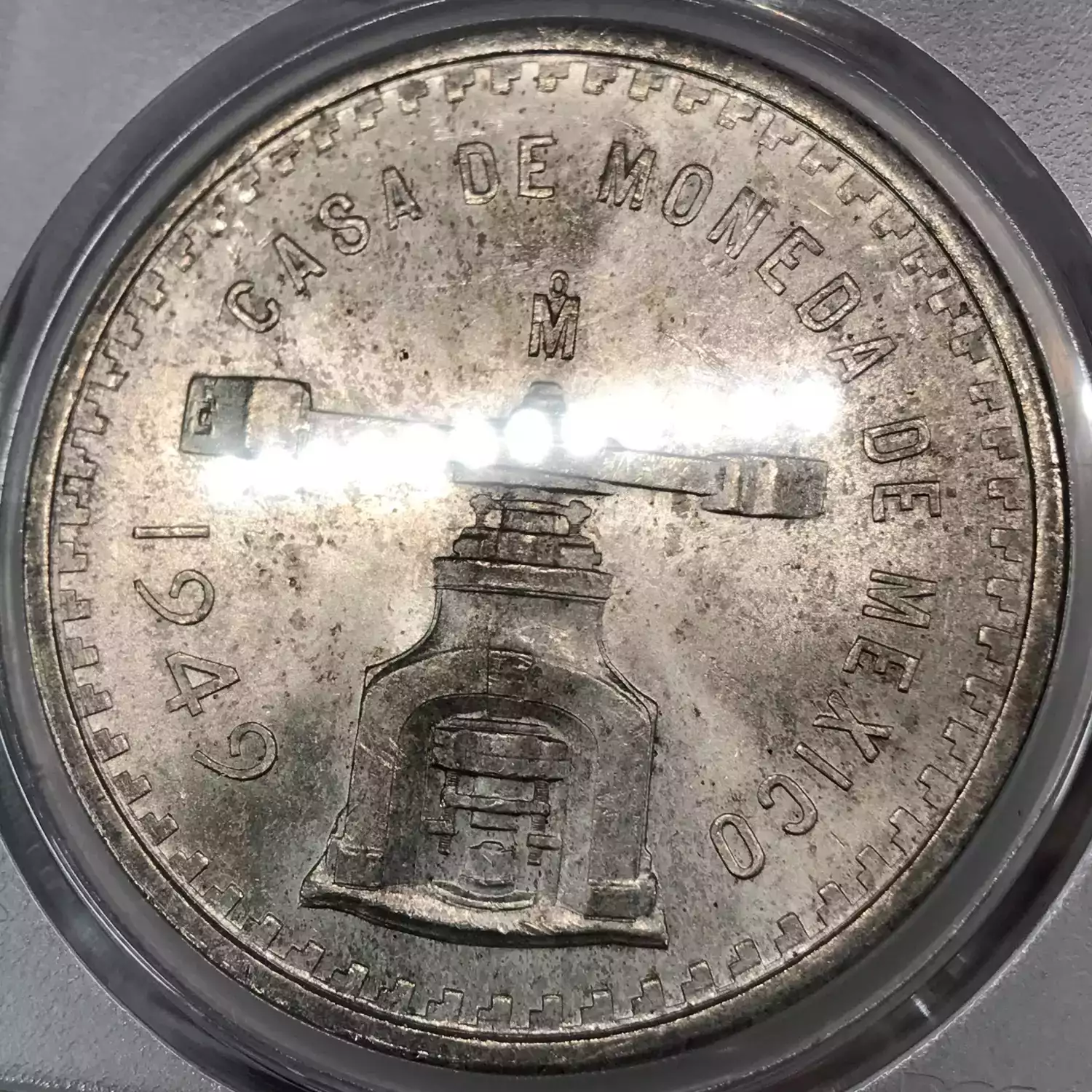 1949-Mo MEXICO Silver ONZA PCGS MS-63 KM-M49a - Old Pueblo Coin