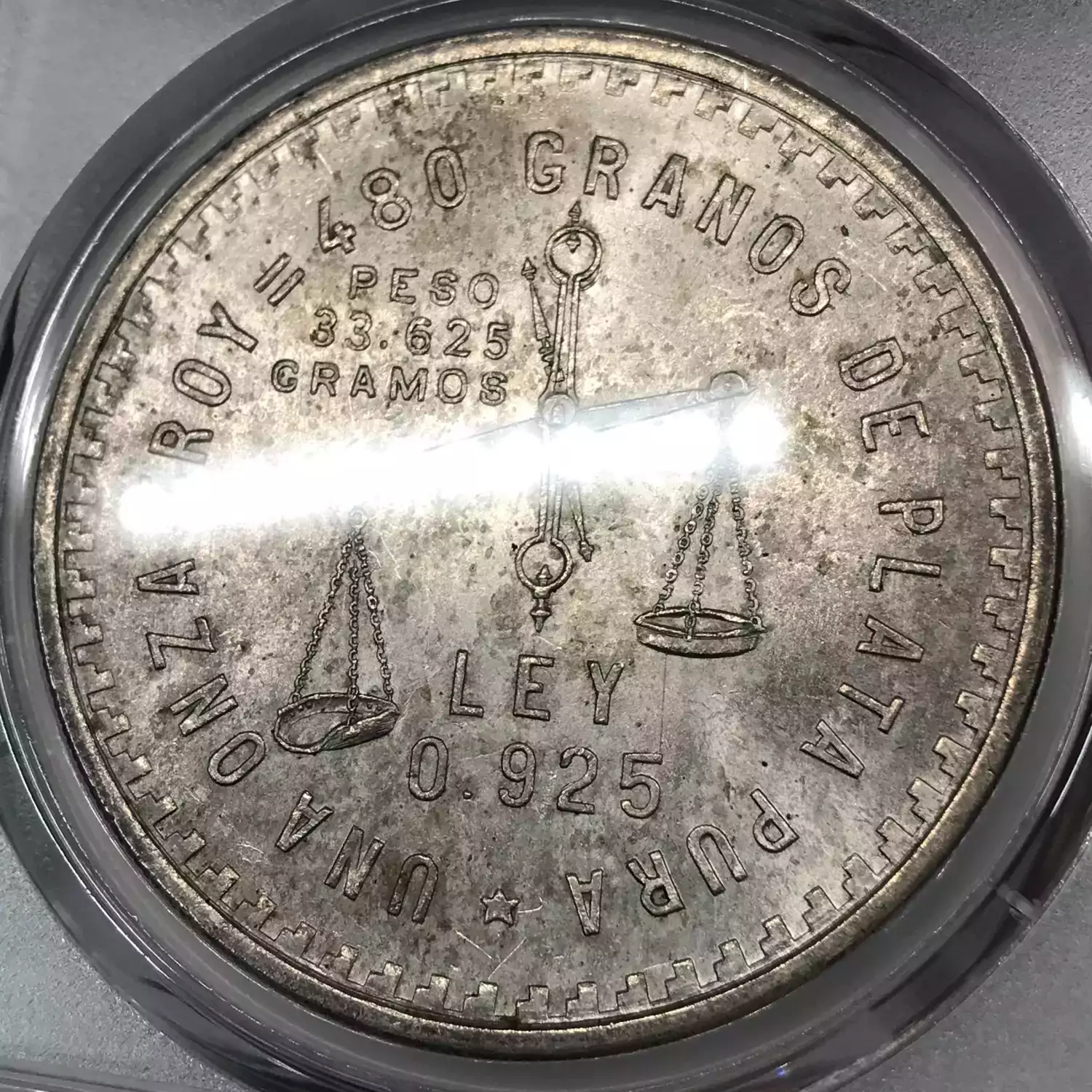 1949-Mo MEXICO Silver ONZA PCGS MS-63 KM-M49a - Old Pueblo Coin