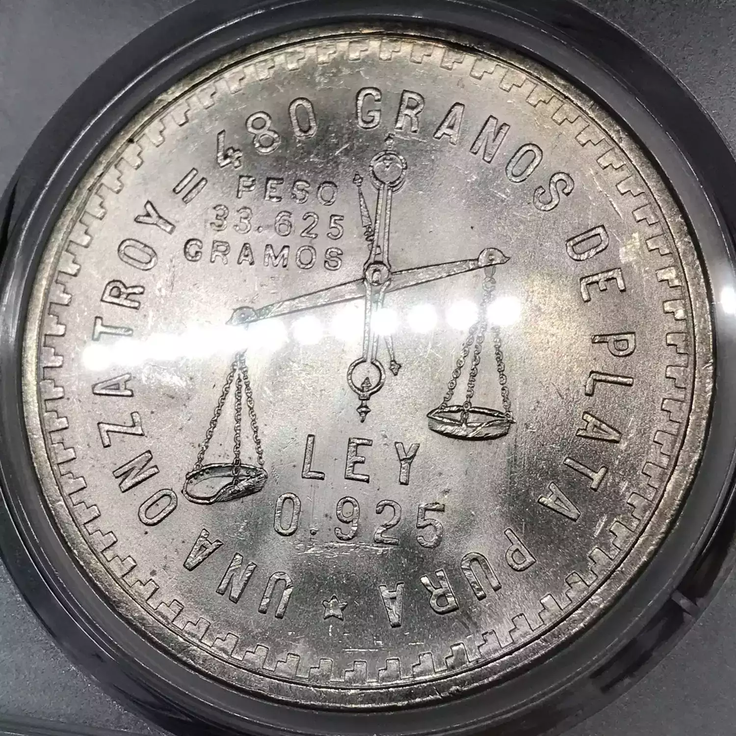 1949-Mo MEXICO Silver ONZA PCGS MS-63 KM-M49a - Old Pueblo Coin