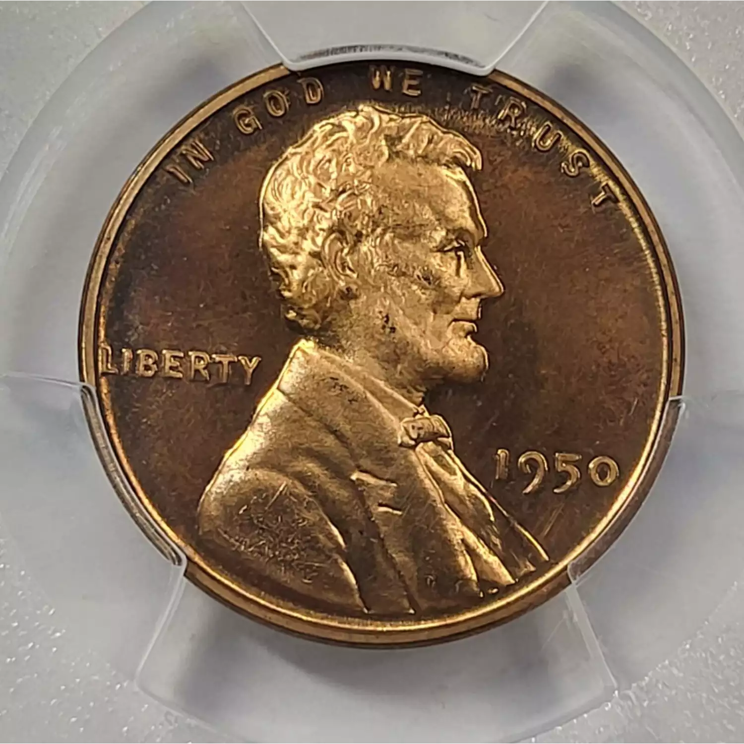 1950 Lincoln Wheat Cent PCGS PR-64 RD - Old Pueblo Coin