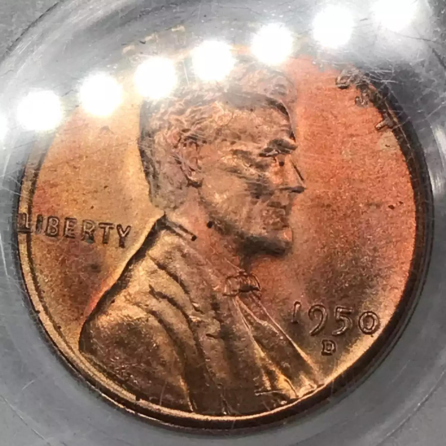 1950-D Lincoln Wheat Cent PCGS MS-64 RD - Old Pueblo Coin