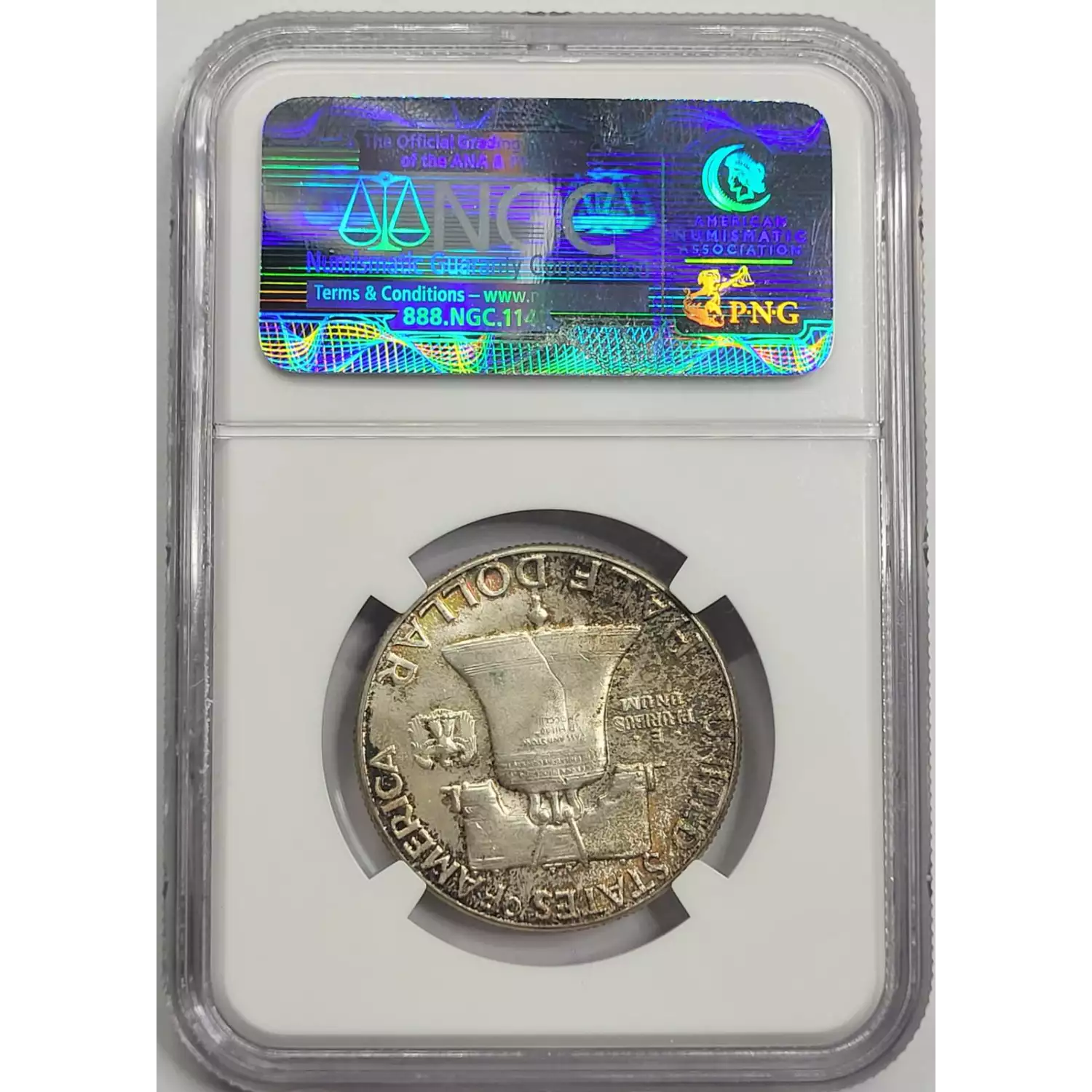1951 Franklin Half Dollar NGC MS-64 FBL - Old Pueblo Coin
