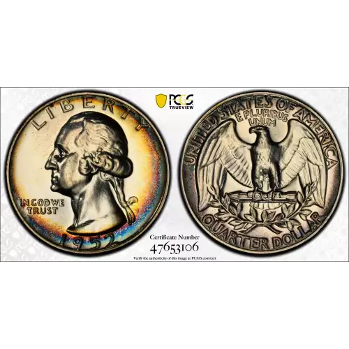 1952 Silver Washington Quarter PCGS PR-66 FS-901 "Superbird" - Old ...