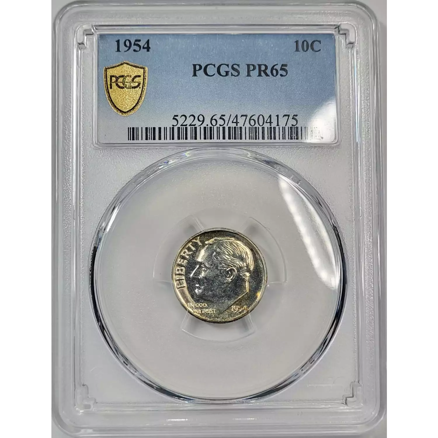 1954 Roosevelt Dime PCGS PR-65 - Old Pueblo Coin