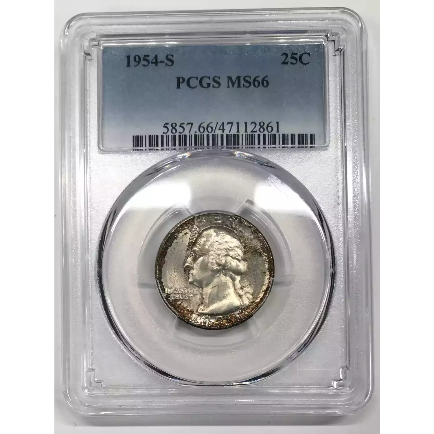 1954-S Silver Washington Quarter PCGS MS-66 - Old Pueblo Coin